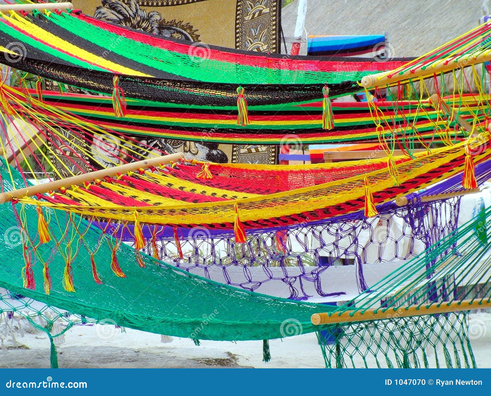 Colorful Hammocks stock photo. Image of colorful, souvenirs - 1047070