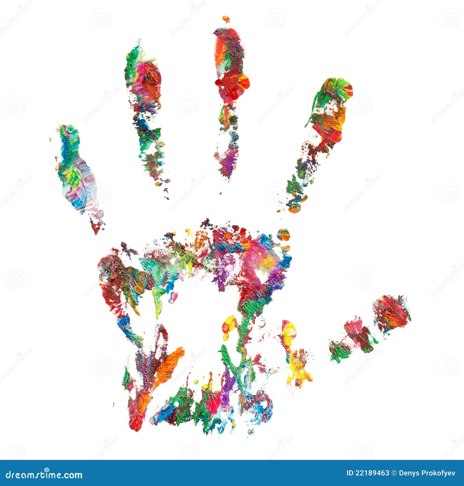 Colorful hand stock image. Image of hand, create, artwork - 22189463