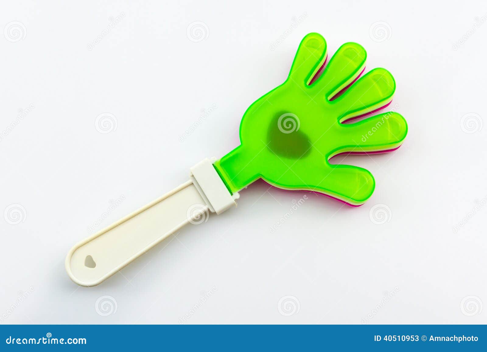 Colorful of hand clap toy. stock image. Image of amusing - 40510953