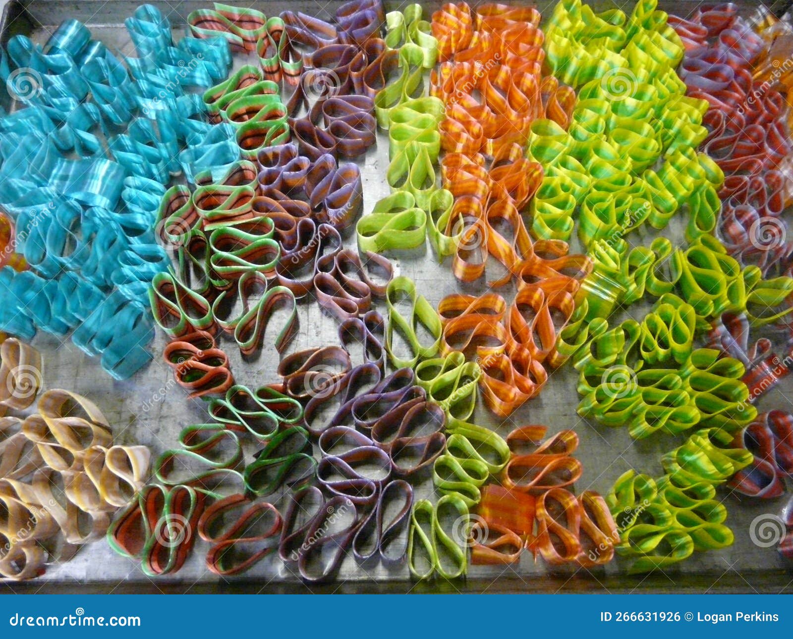 Colorful Hand Crafted Ribbon Candy Editorial Photo - Image of delicious ...