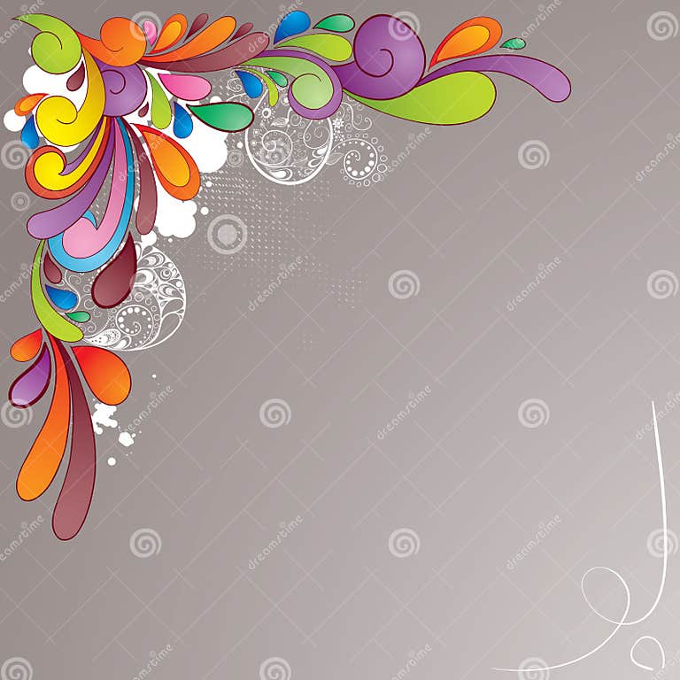 Colorful Hand Drawn Background Stock Vector - Illustration of artistic ...