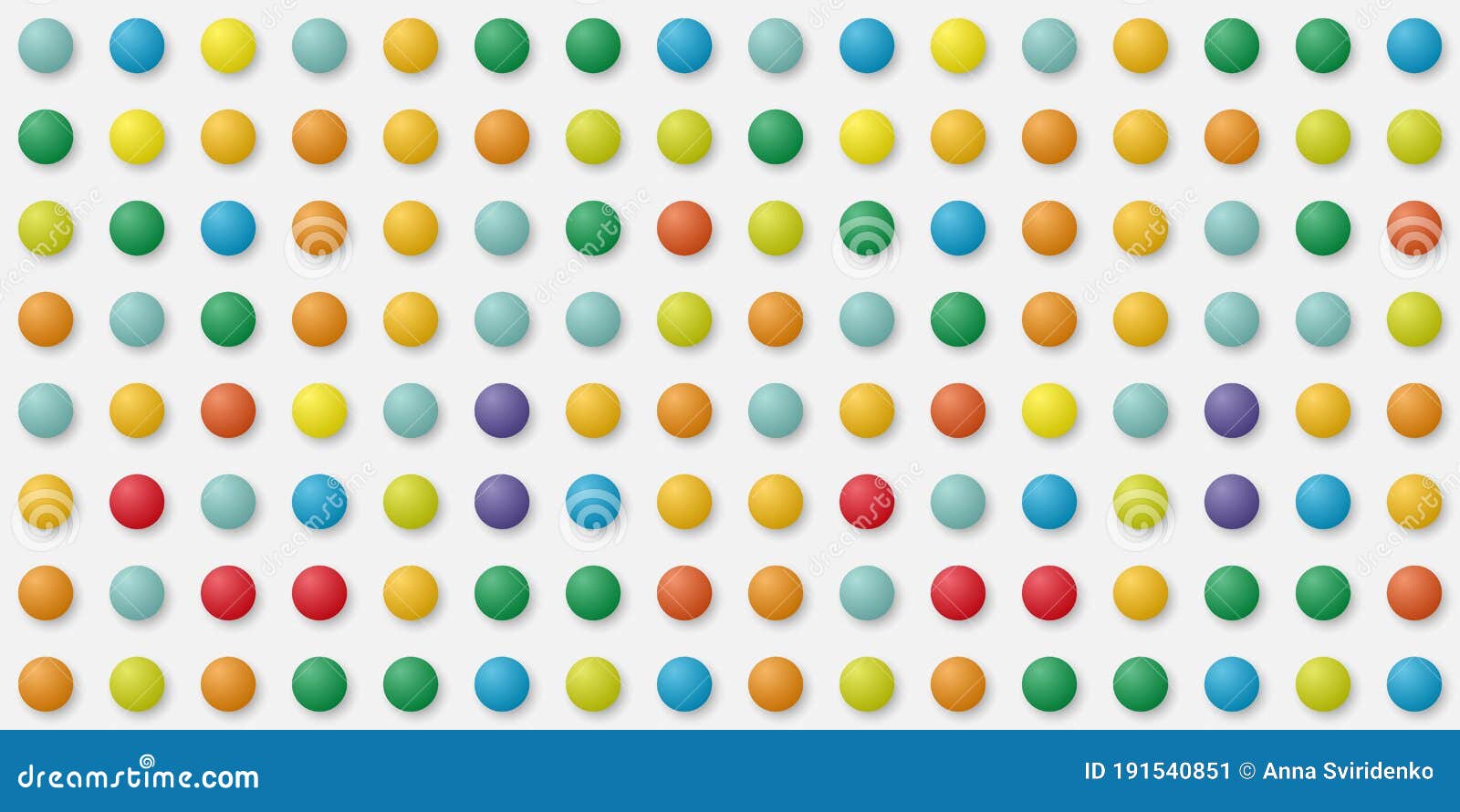 Colorful Hand Drawn Dots Abstract Background Stock Illustration ...