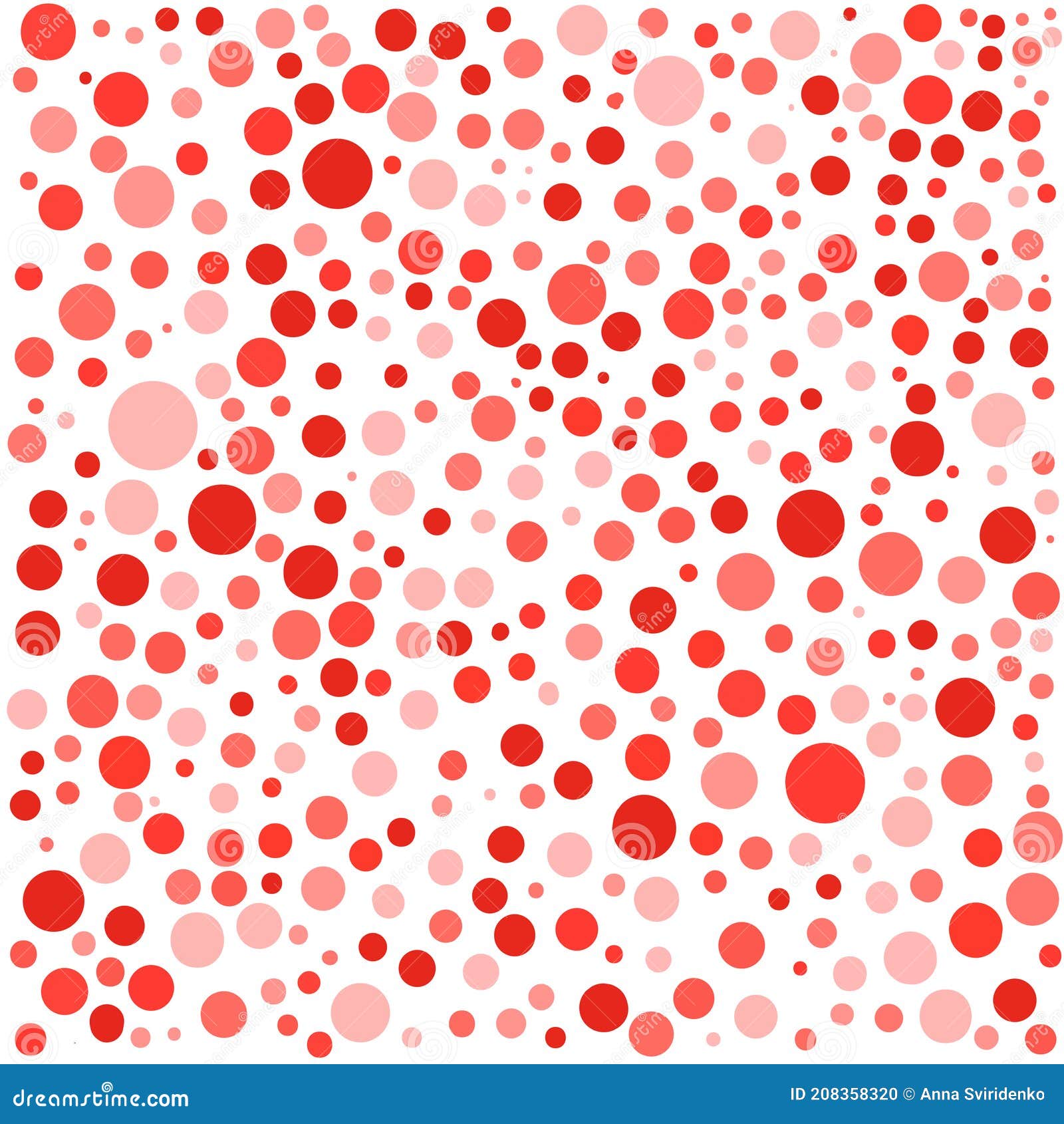 Colorful Hand Drawn Dots Abstract Background Stock Illustration ...