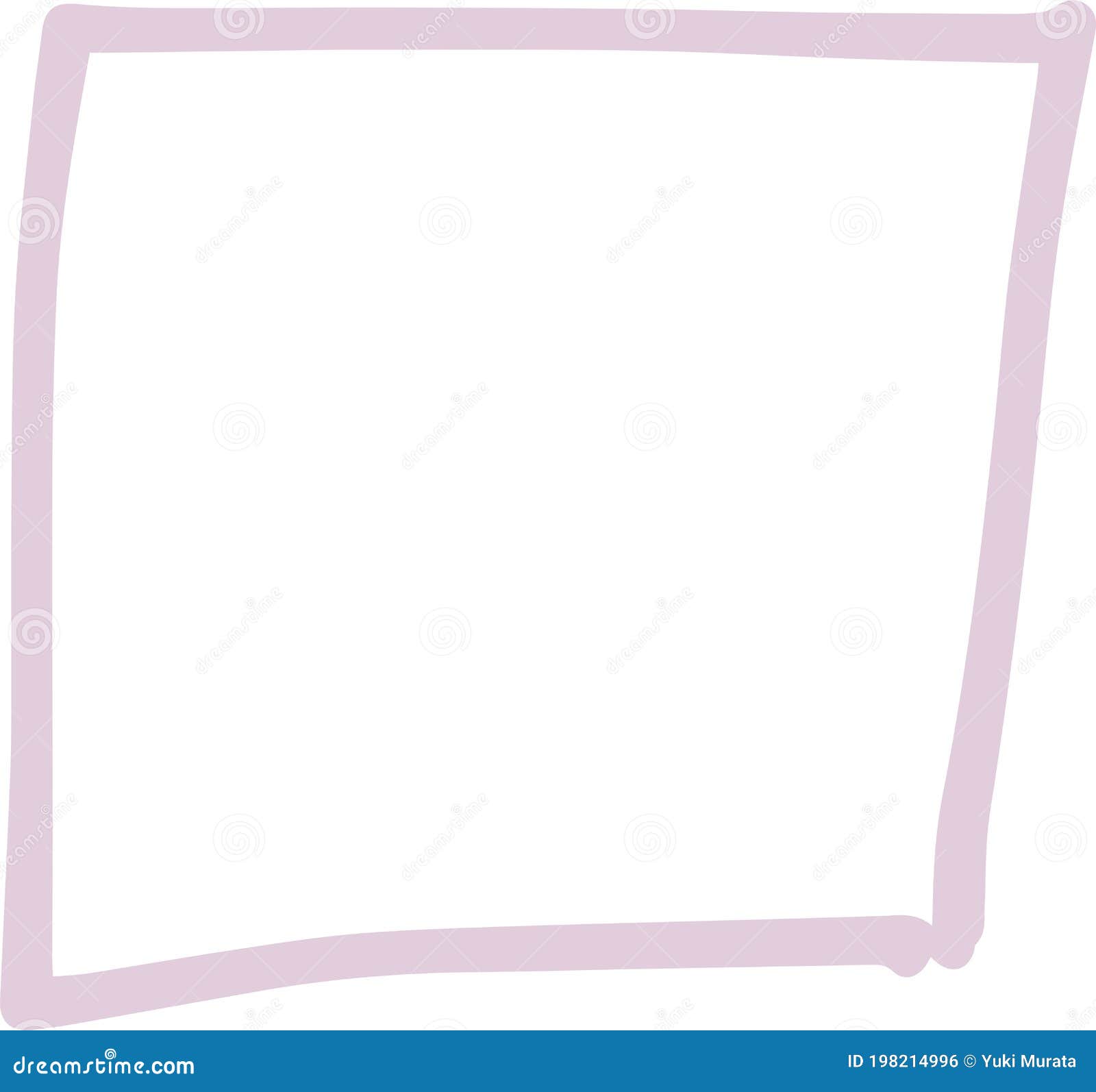 Colorful Hand-drawn Rectangle Stock Vector - Illustration of decoration ...