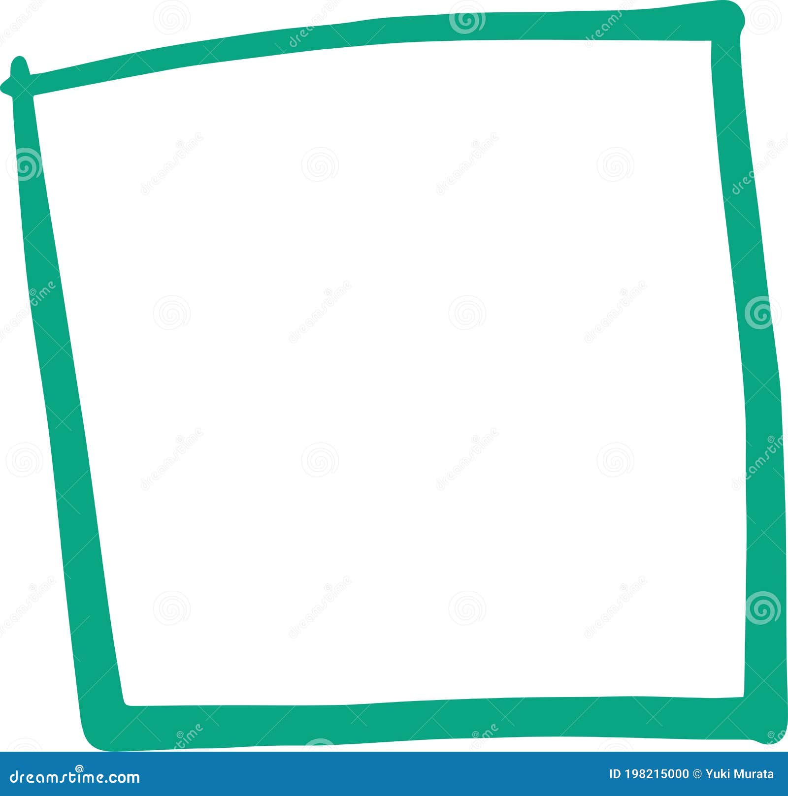 Colorful Hand-drawn Rectangle Stock Vector - Illustration of simple ...