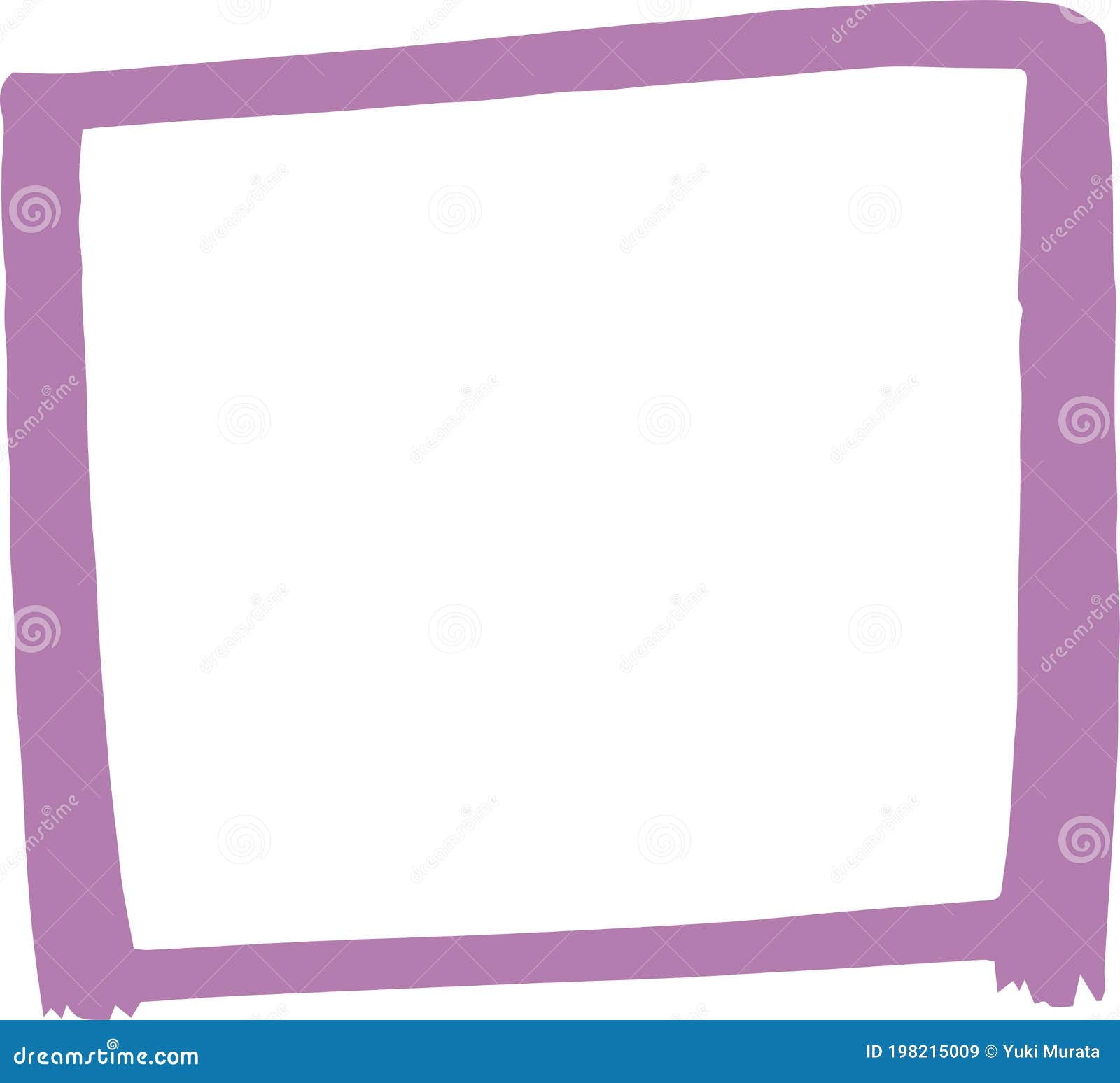 Colorful Hand-drawn Rectangle Stock Vector - Illustration of graphics ...