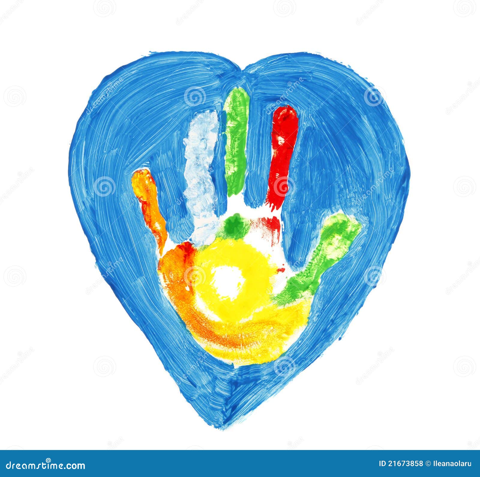 Colorful Hand Prints Collage Stock Photo | CartoonDealer.com #90498606