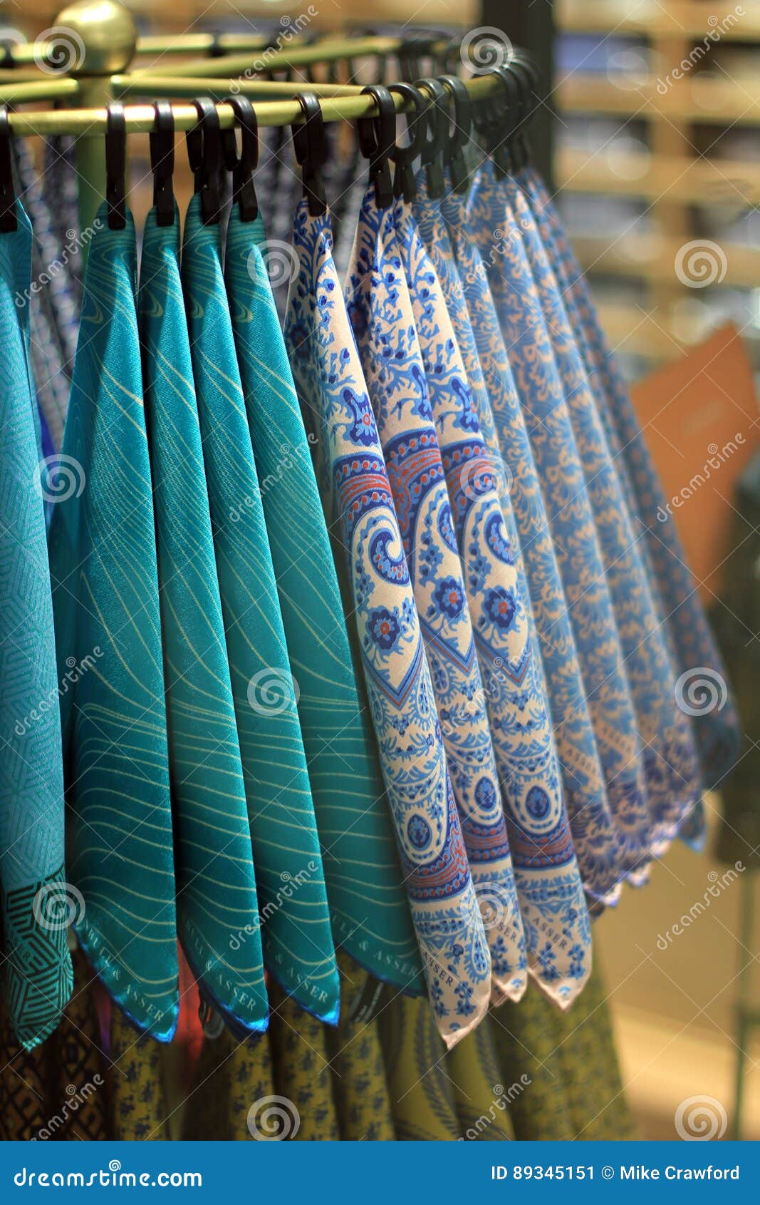 Colorful handkerchiefs stock image. Image of buttoneer - 89345151