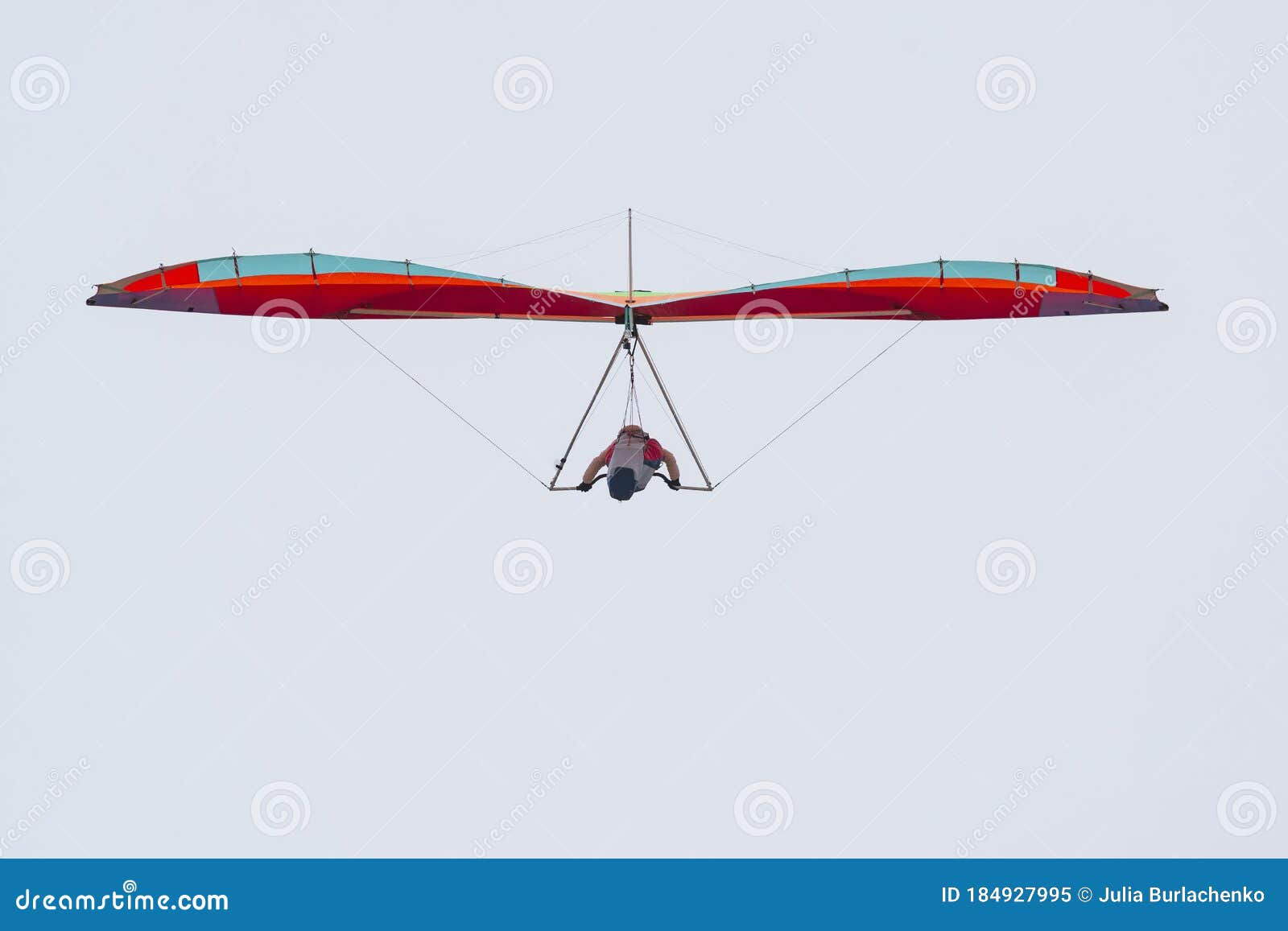 Colorful Hang Glider Wing Silhouette Royalty-Free Stock Photo ...