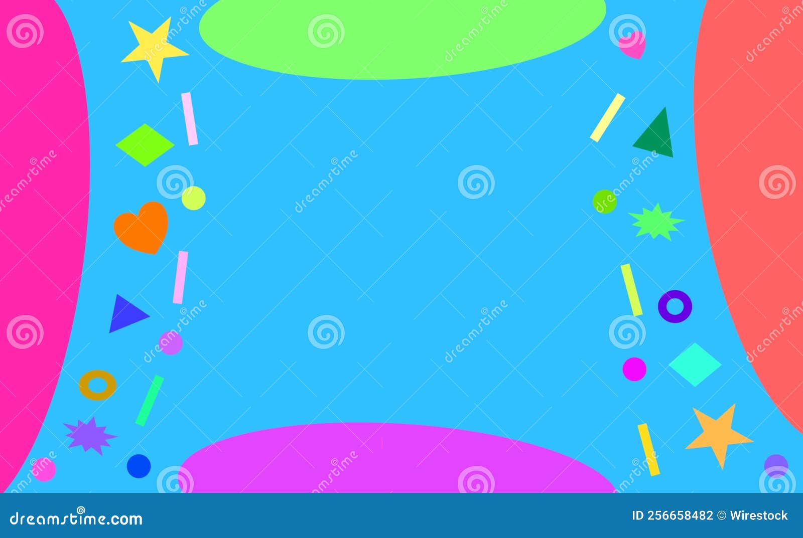 Colorful and Happy Background Stock Illustration - Illustration of ...