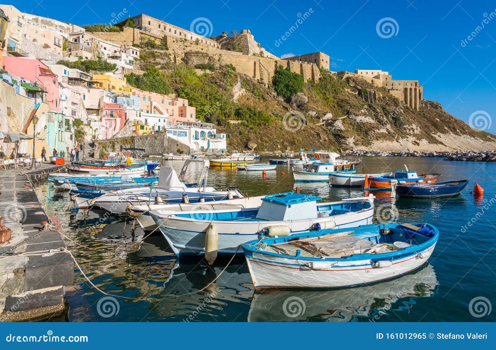Colorful Harbour in the Beautiful Island of Procida, Near Napoli ... Colorful Harbour in the Beautiful Island of Procida, Near Napoli ...