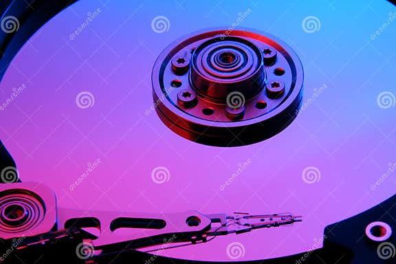 Colorful Hard Disk stock image. Image of blue, interior - 626237