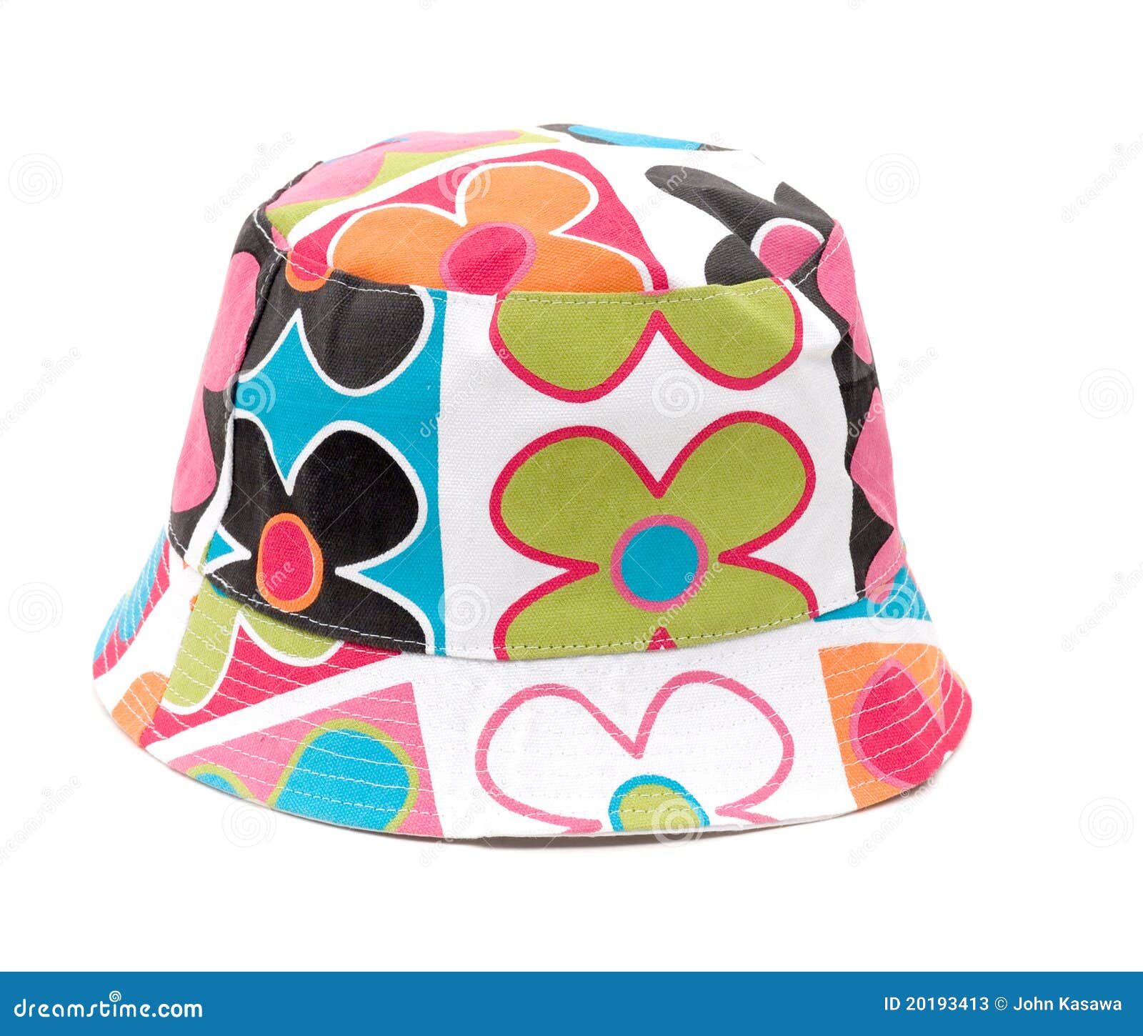 Colorful hat stock image. Image of holiday, flower, freigestellt - 20193413