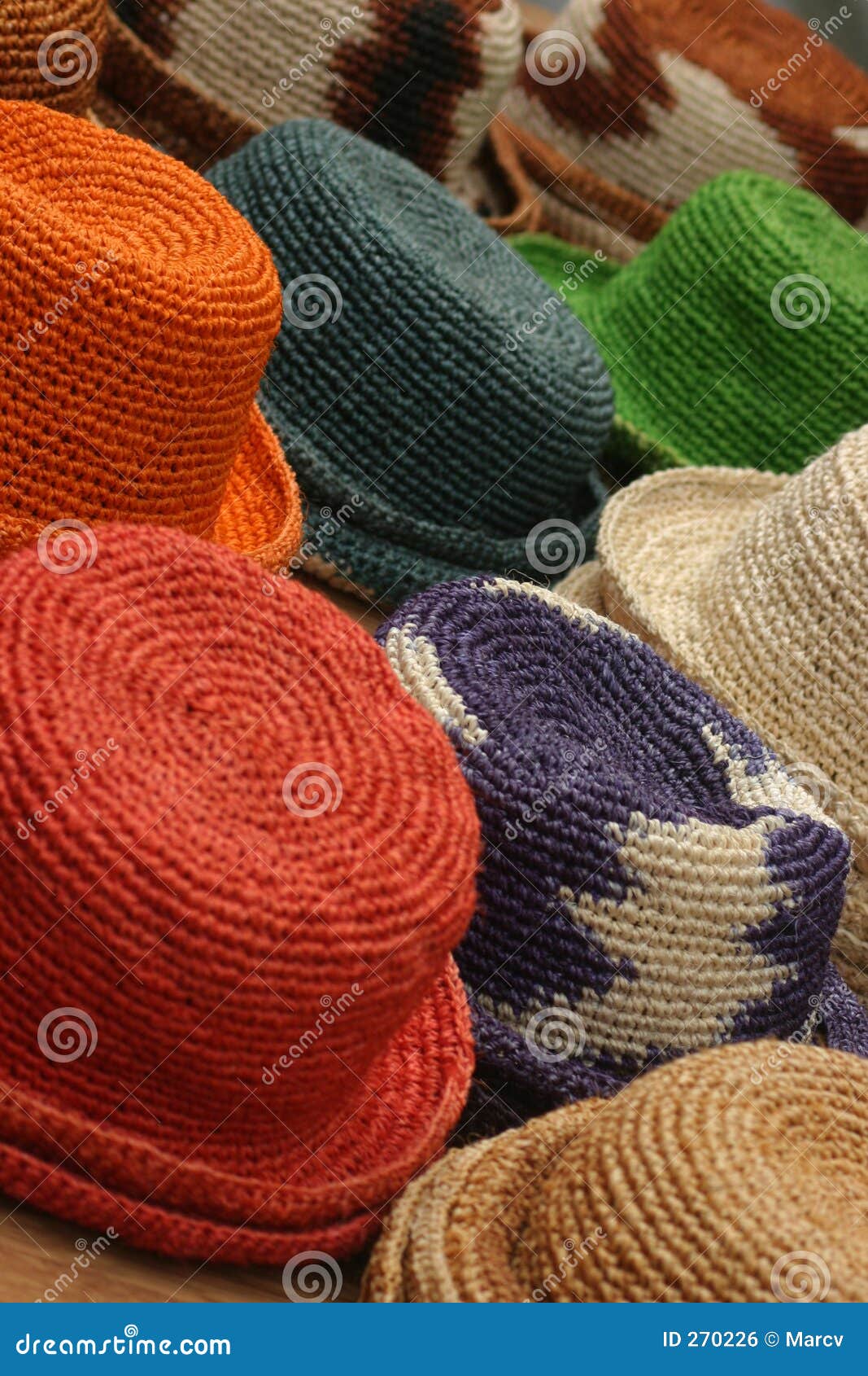 Colorful hats stock photo. Image of choice, sale, fashion - 270226
