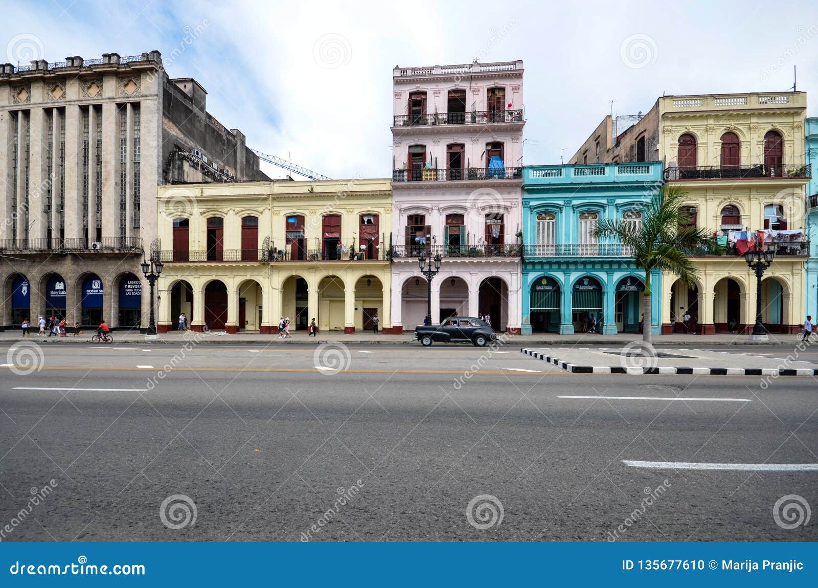 Colorful Havana Buildings in Cuba Editorial Image - Image of cuba, city ...
