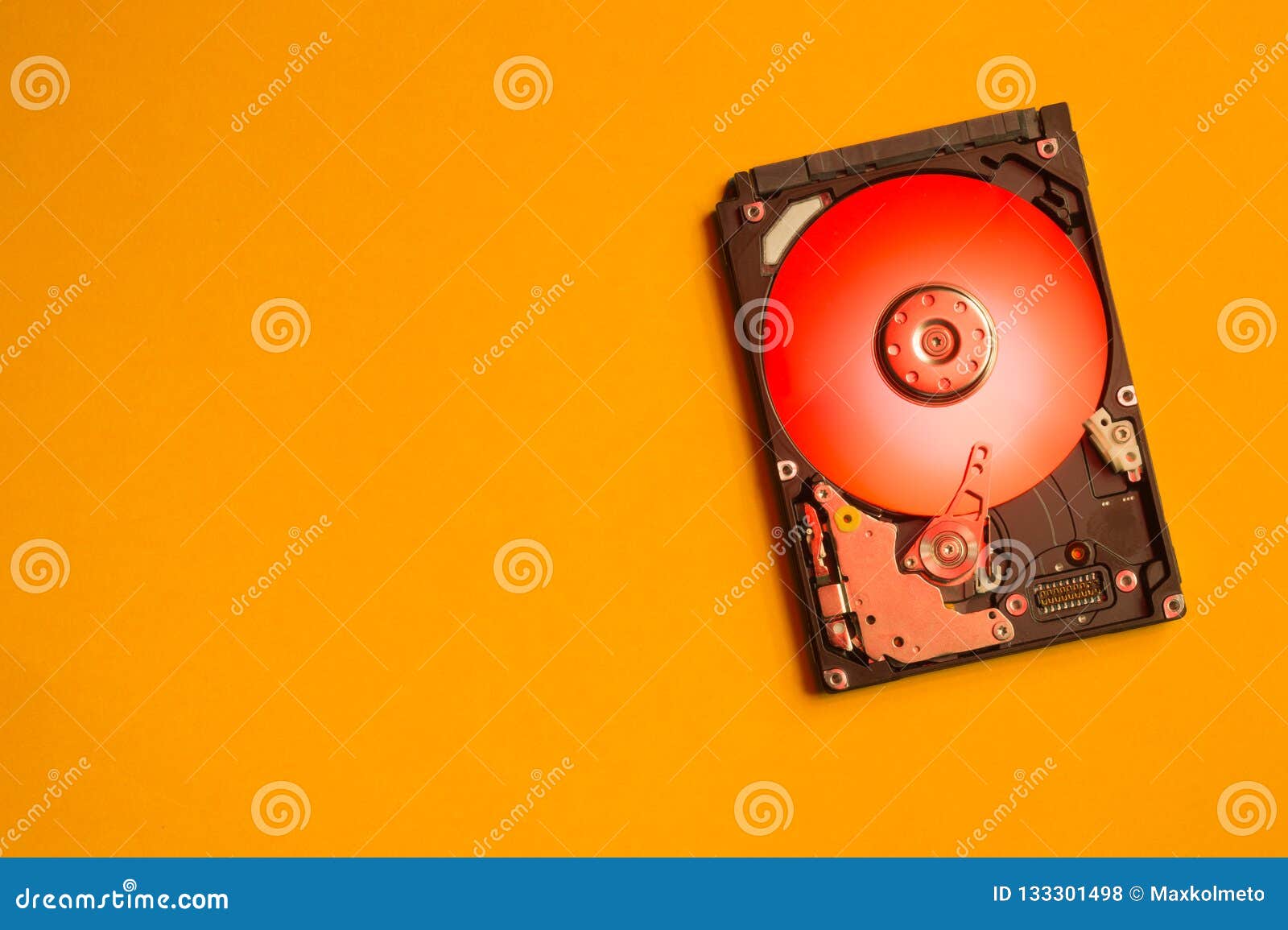 Colorful Hdd. Open Hard Disk Drive. the Concept of Data Storage. Data ...