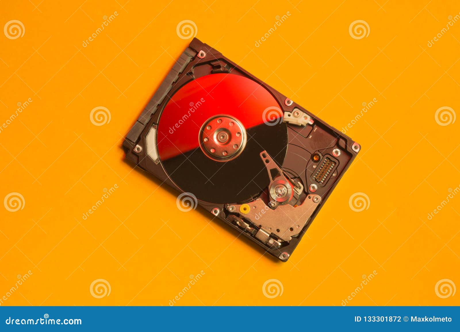 Colorful Hdd. Open Hard Disk Drive. the Concept of Data Storage. Data ...