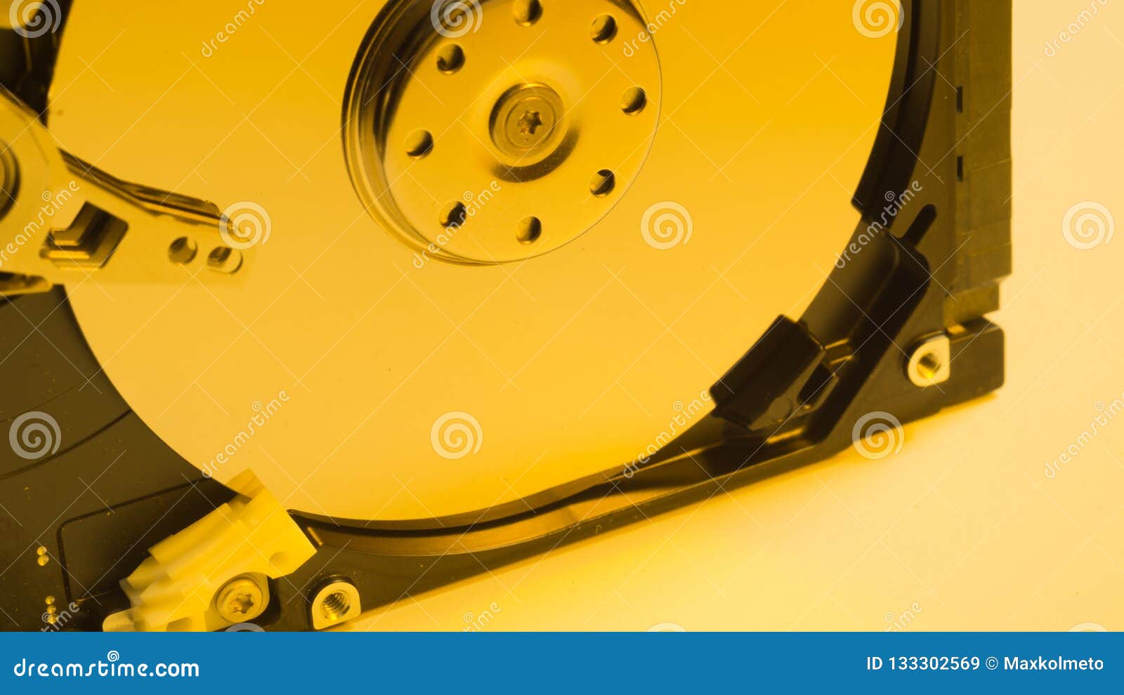 Colorful Hdd. Open Hard Disk Drive. the Concept of Data Storage. Data ...