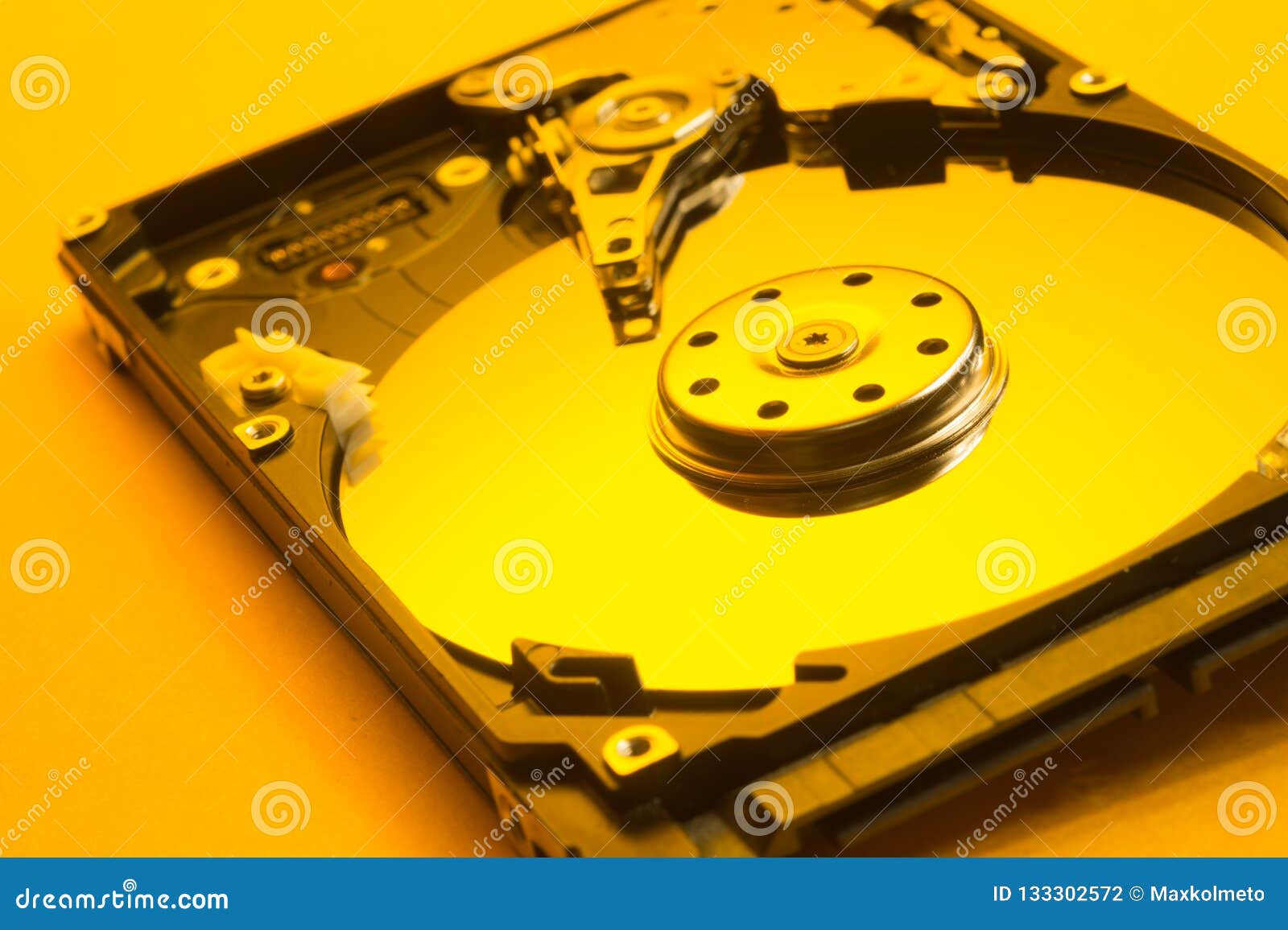 Colorful Hdd. Open Hard Disk Drive. the Concept of Data Storage. Data ...