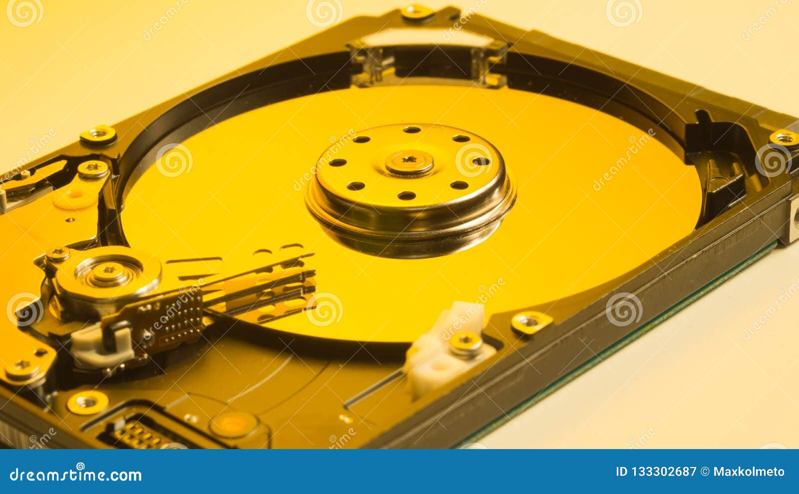 Colorful Hdd. Open Hard Disk Drive. the Concept of Data Storage. Data ...