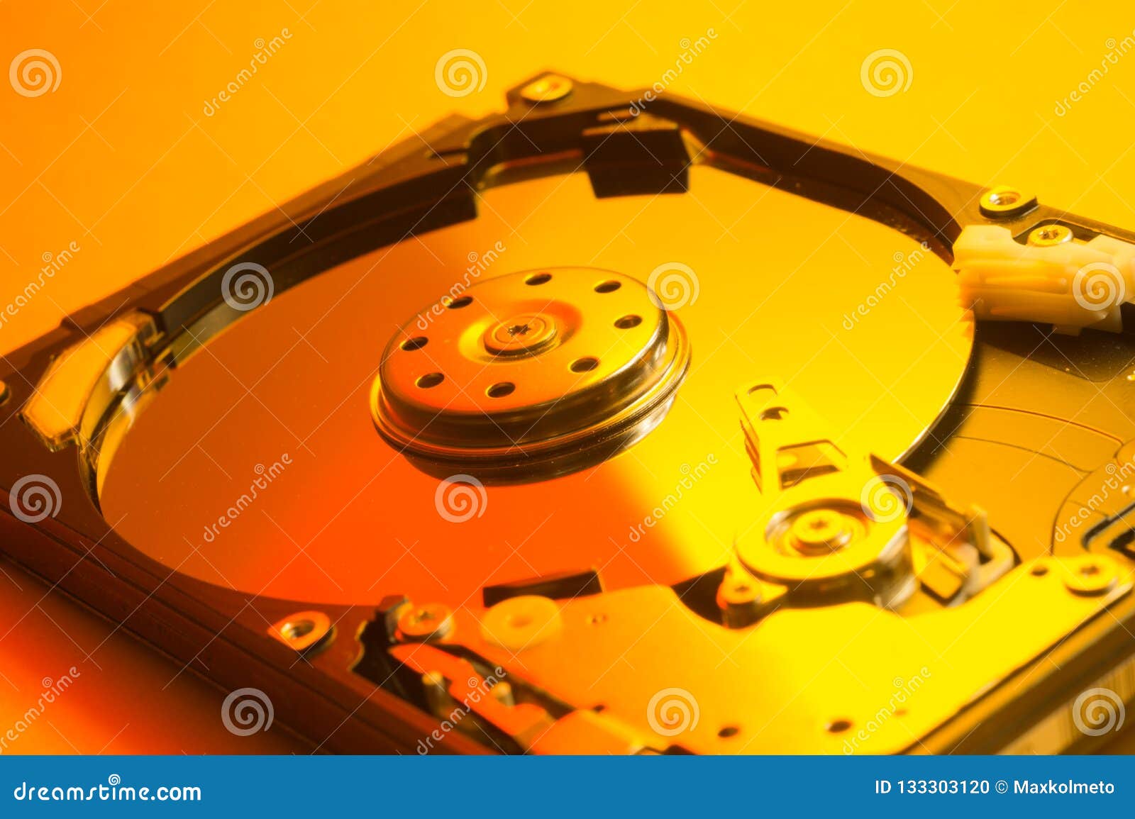 Colorful Hdd. Open Hard Disk Drive. the Concept of Data Storage. Data ...