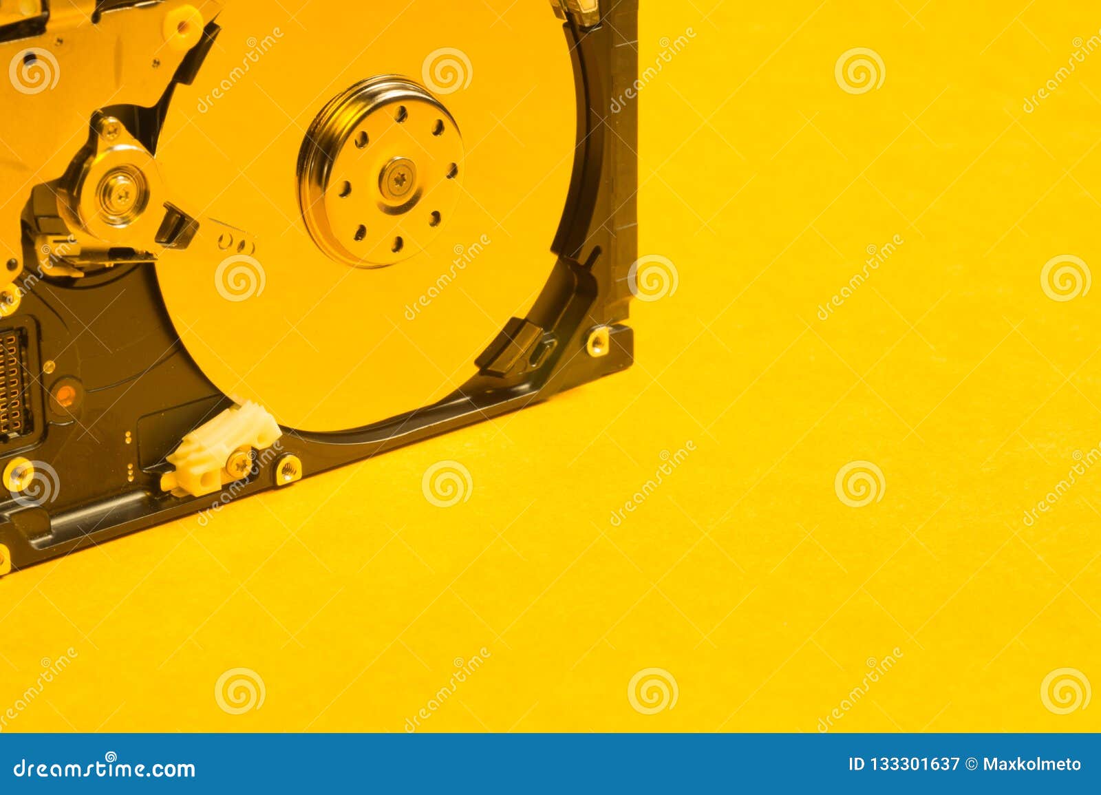 Colorful Hdd. Open Hard Disk Drive. the Concept of Data Storage. Data ...