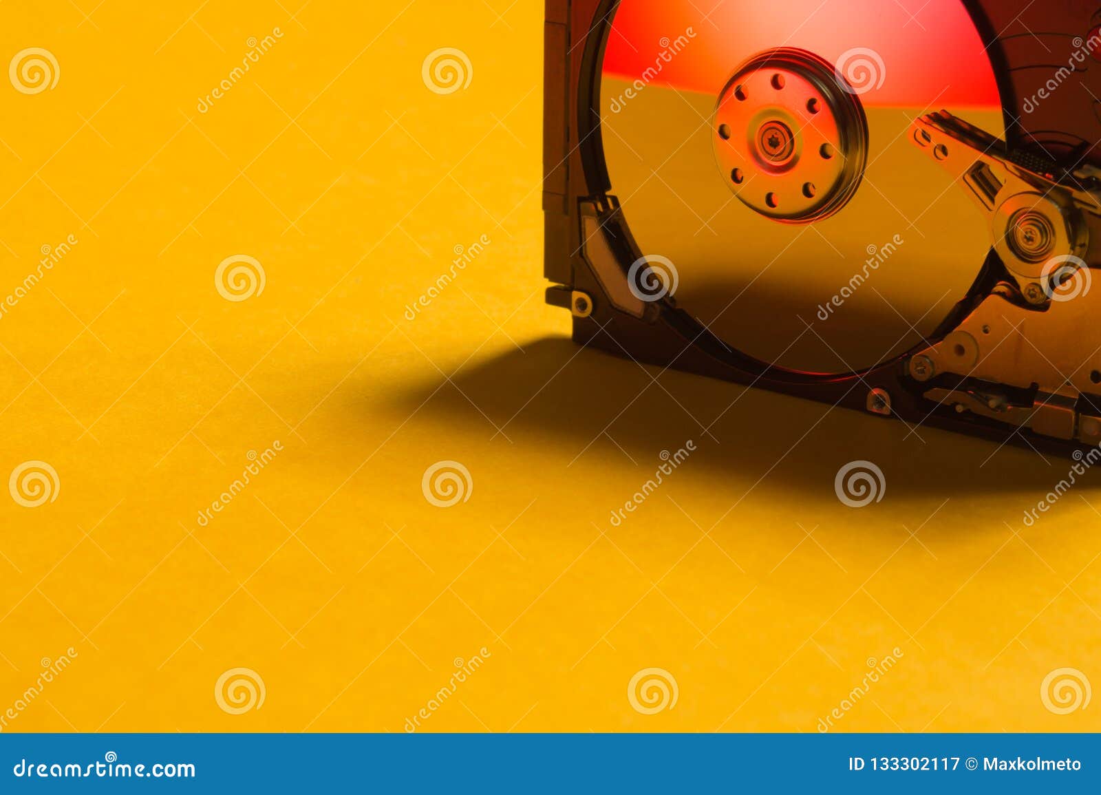 Colorful Hdd. Open Hard Disk Drive. the Concept of Data Storage. Data ...