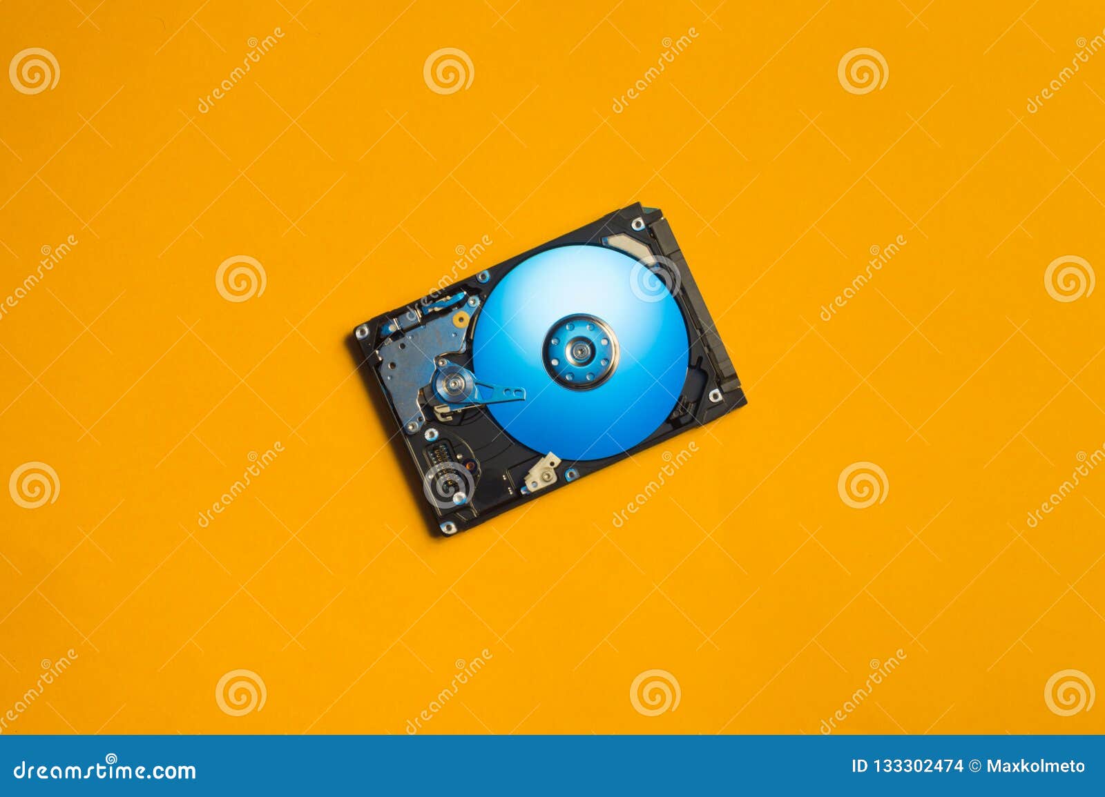 Colorful Hdd. Open Hard Disk Drive. the Concept of Data Storage. Data ...