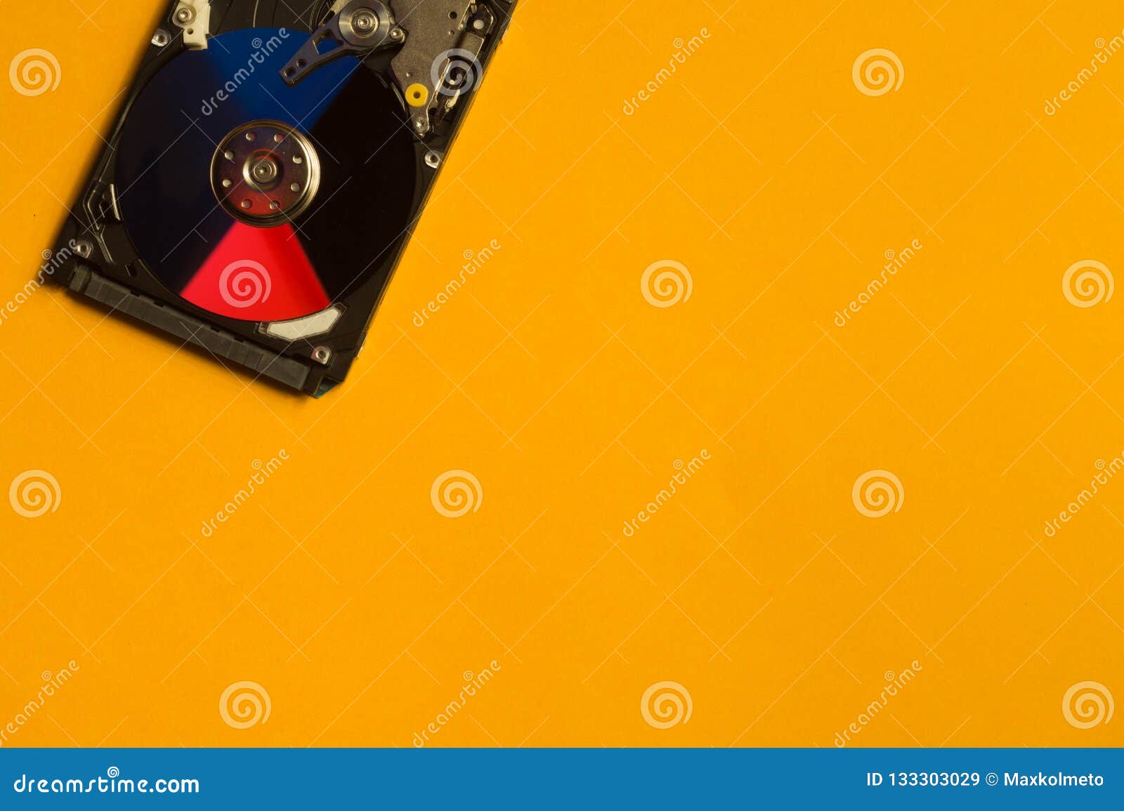 Colorful Hdd. Open Hard Disk Drive. the Concept of Data Storage. Data ...