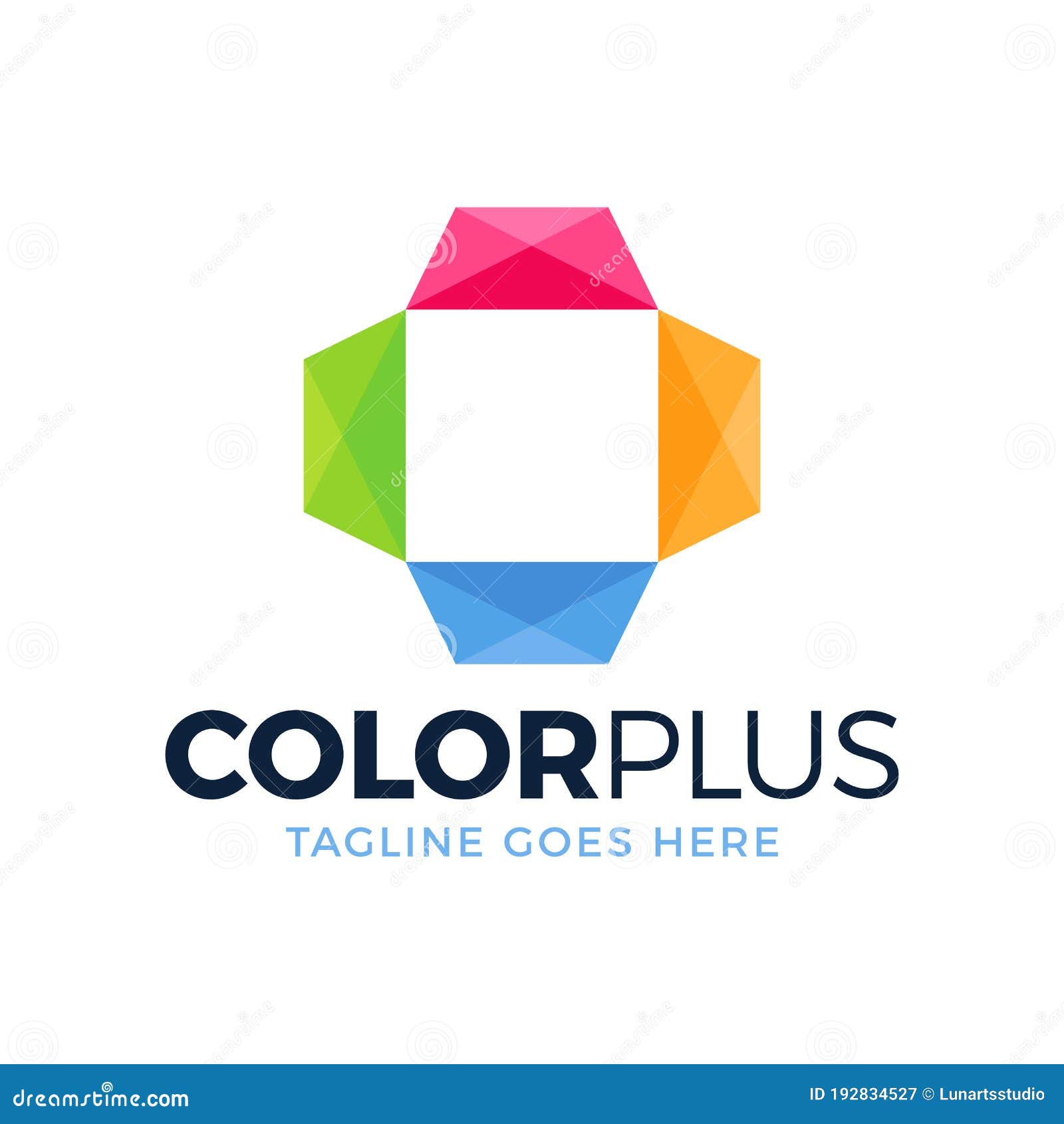 Colorful Health Logo Designs Concept Vector, Plus Logo Template Stock ...