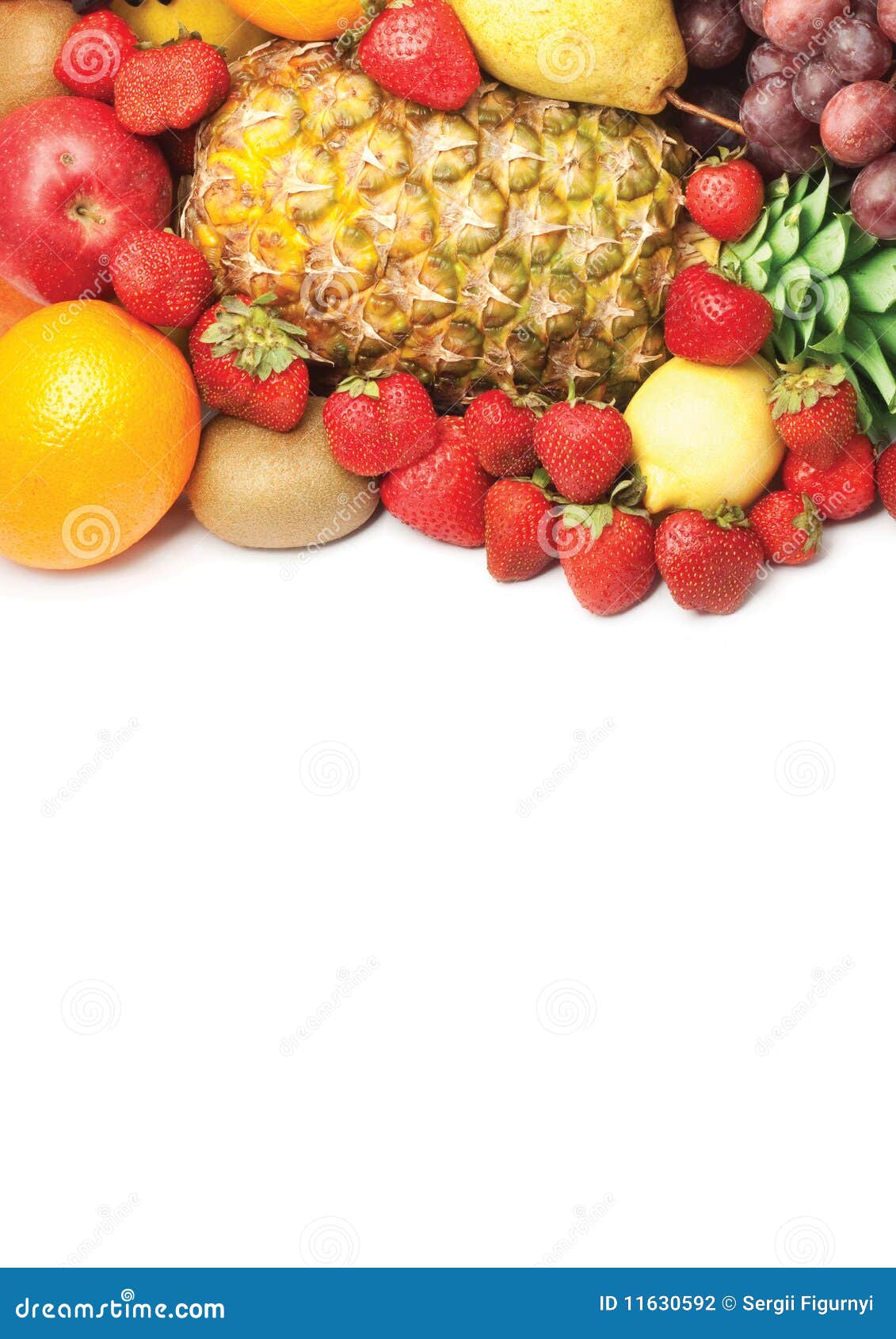 Colorful Healthy Fresh Fruit Stock Photo - Image of pineapple, fruit ...