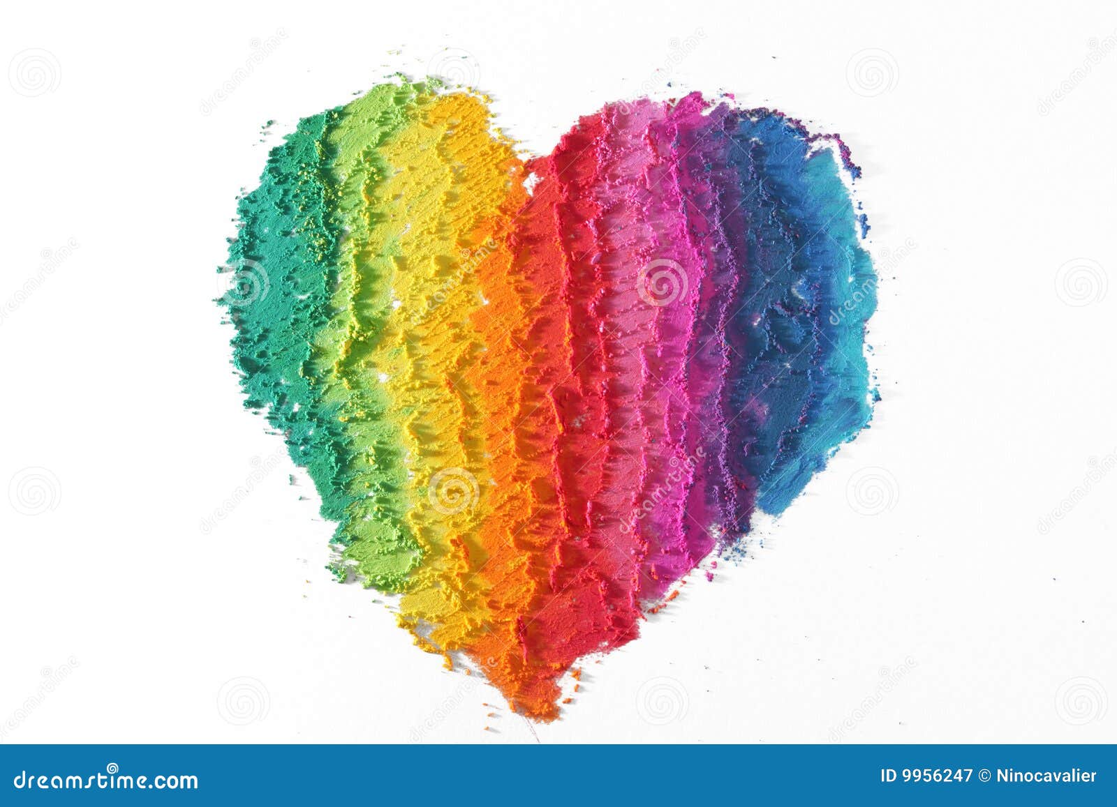 Colorful heart stock image. Image of chalk, colorful, learn - 9956247
