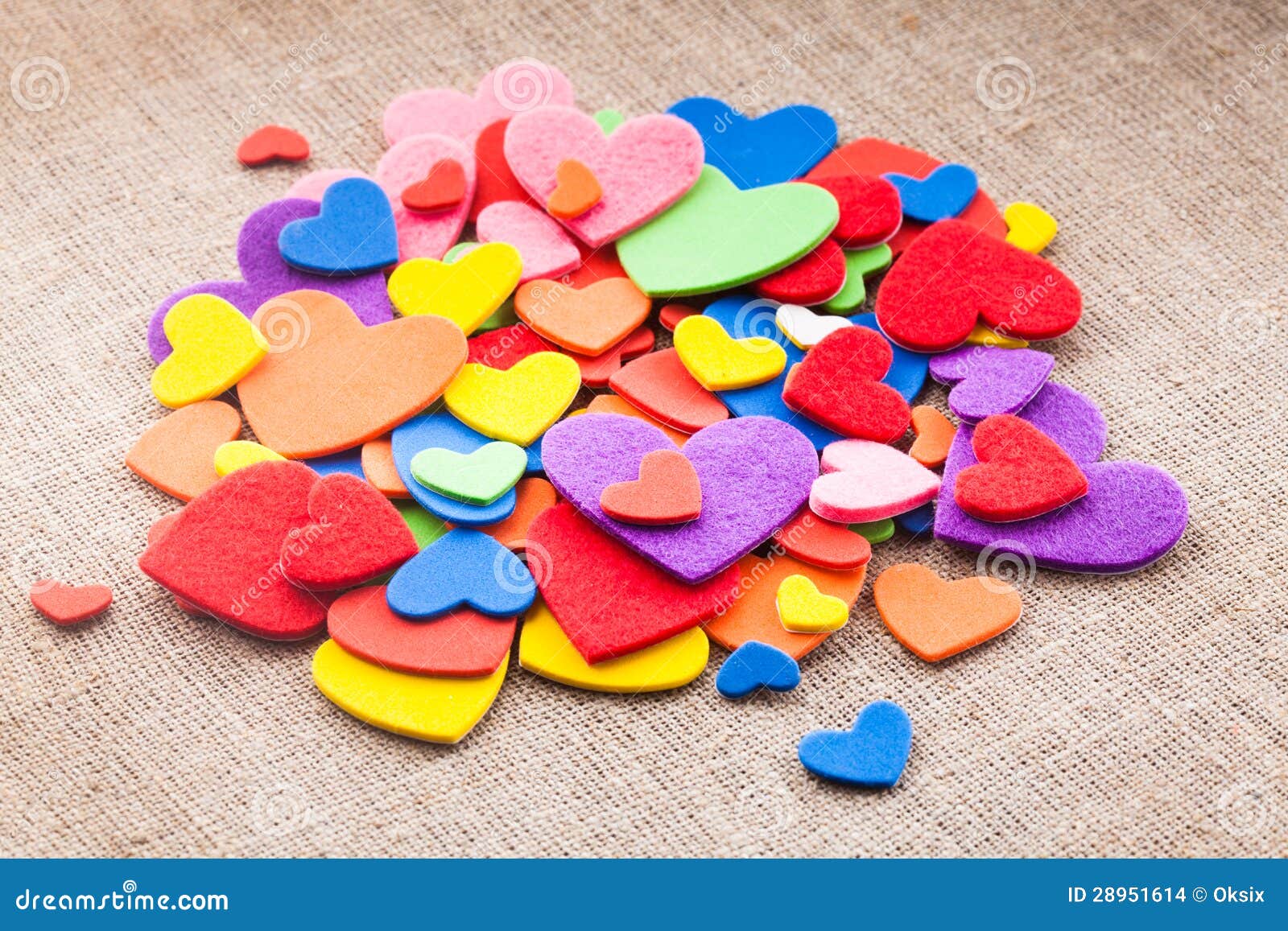Colorful hearts stock photo. Image of celebration, background - 28951614