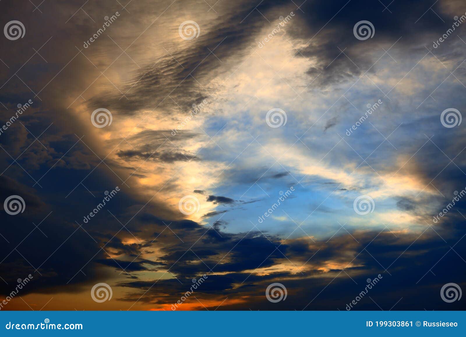 Colorful heaven stock image. Image of morning, evening - 199303861