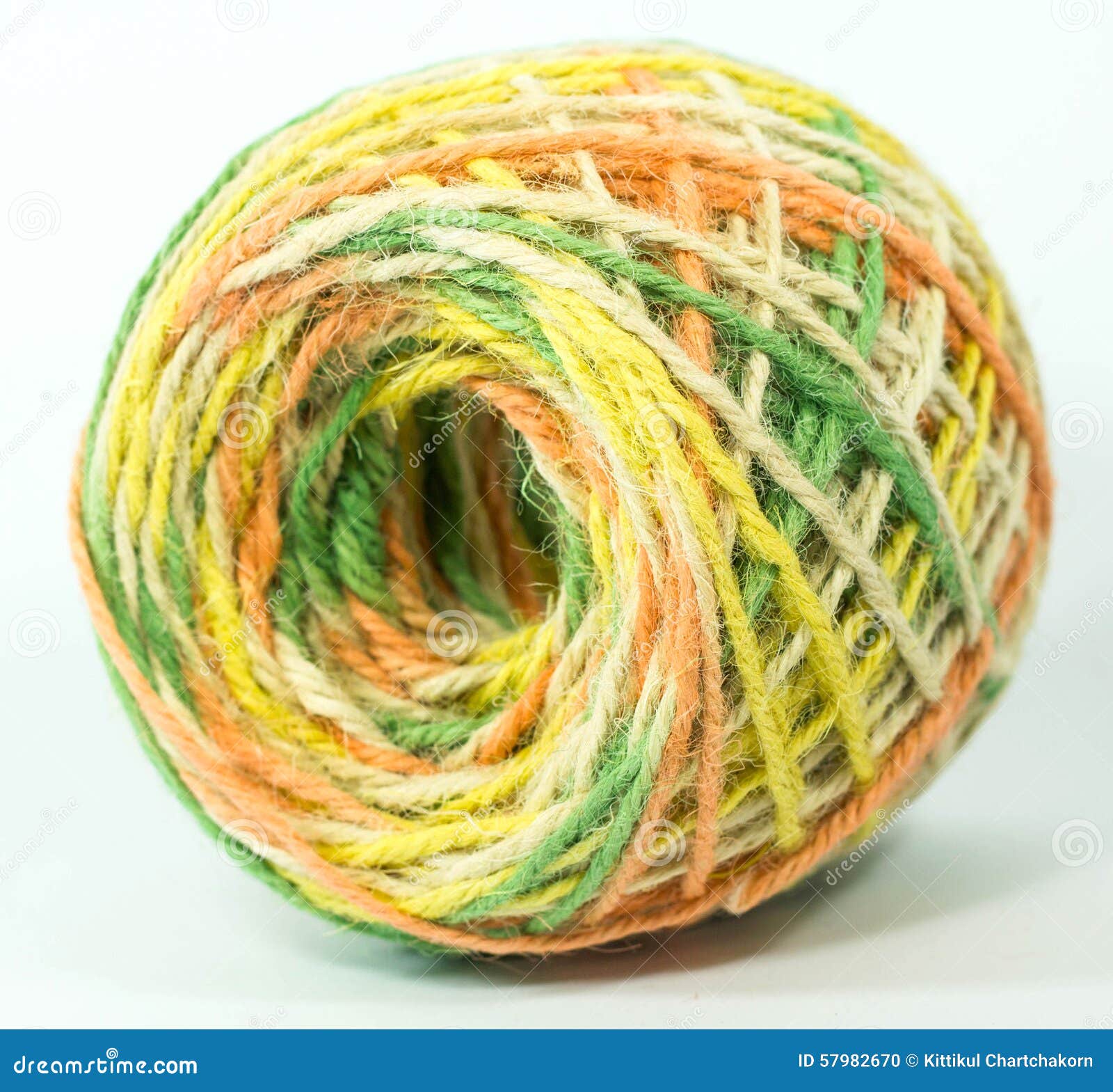 Colorful Hemp Rope Roll for Handicraft Stock Photo - Image of design ...