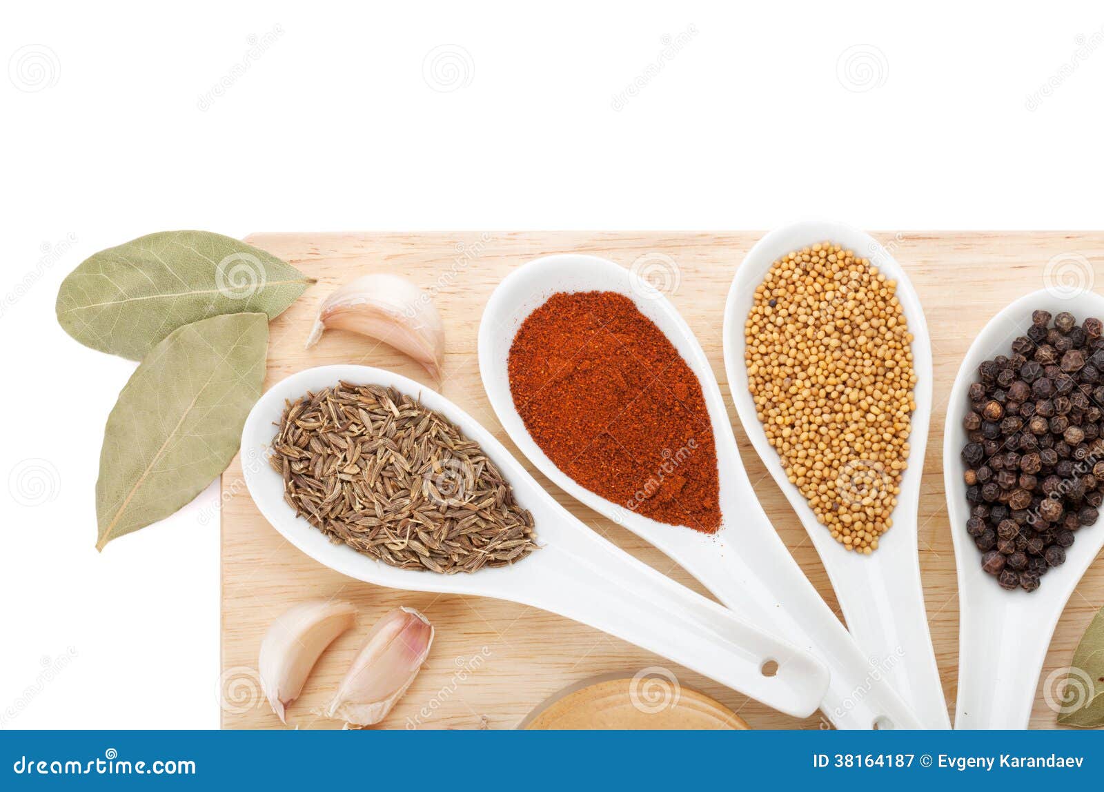 Colorful Herbs and Spices Selection Stock Image - Image of aromatic ...