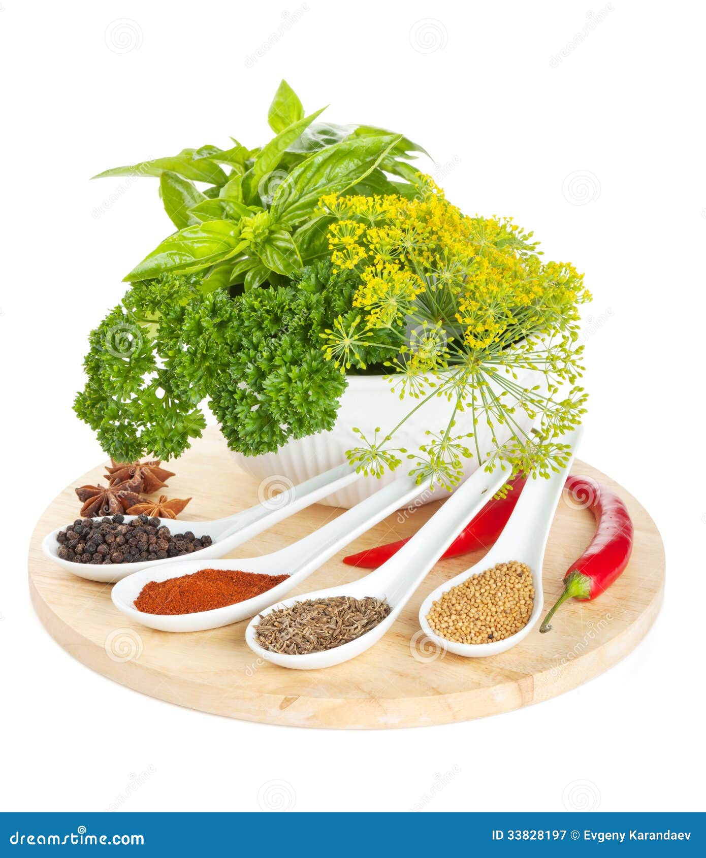 Colorful Herbs and Spices Selection Stock Image - Image of kitchen ...