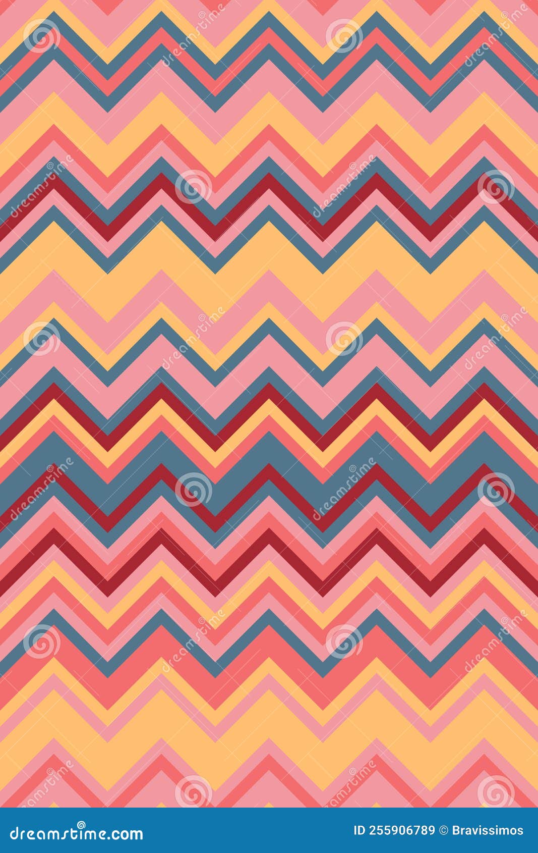Colorful Herringbone Chevron Texture Zigzag Pattern, Abstract Geometric Vector Seamless ...