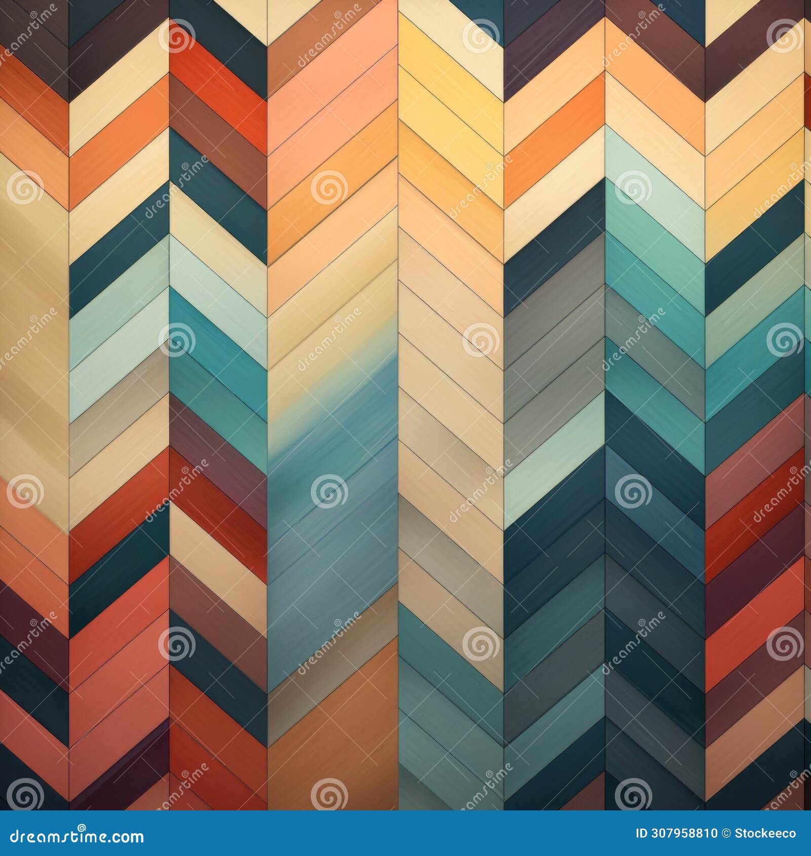 Colorful Herringbone Pattern with Subtle Gradients and Sharp ...