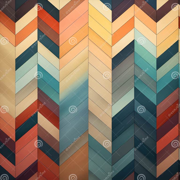 Colorful Herringbone Pattern with Subtle Gradients and Sharp ...