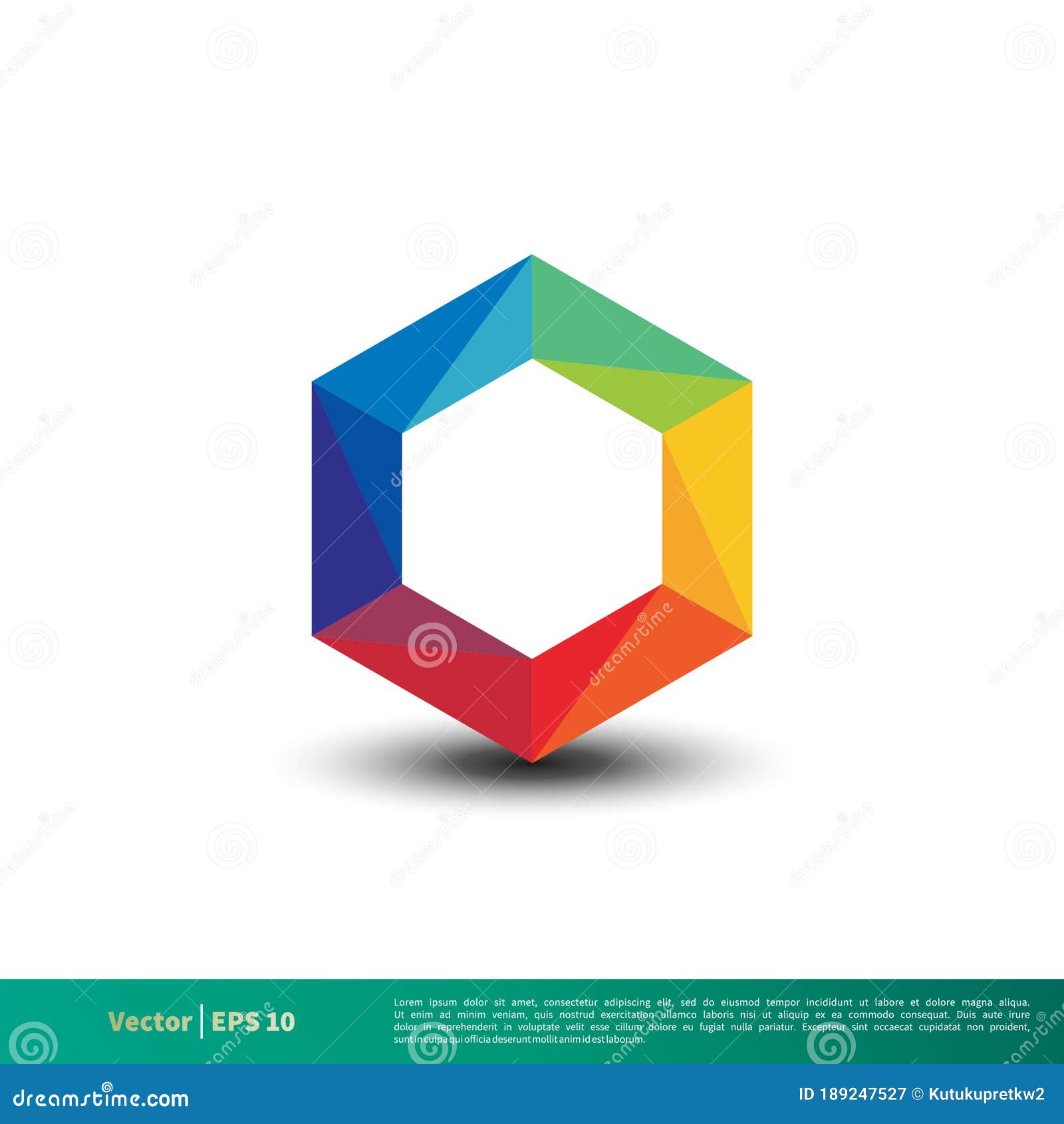 Colorful Hexagon Vector Logo Template Illustration Design. Vector EPS ...