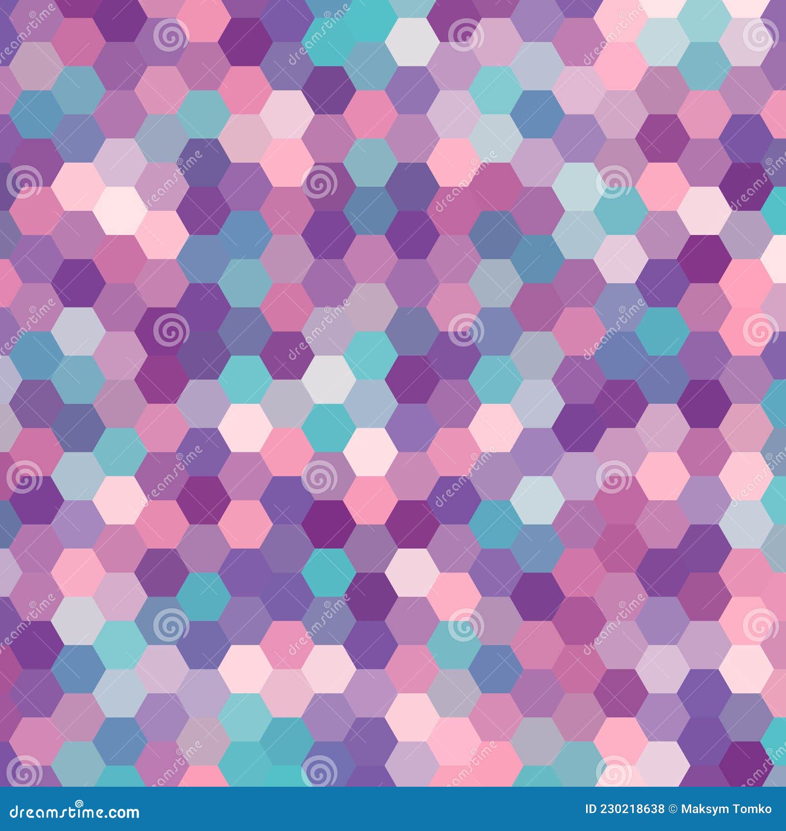 Colorful Hexagonal Background. Vector Geometric Pattern. Eps 10 Stock Illustration ...