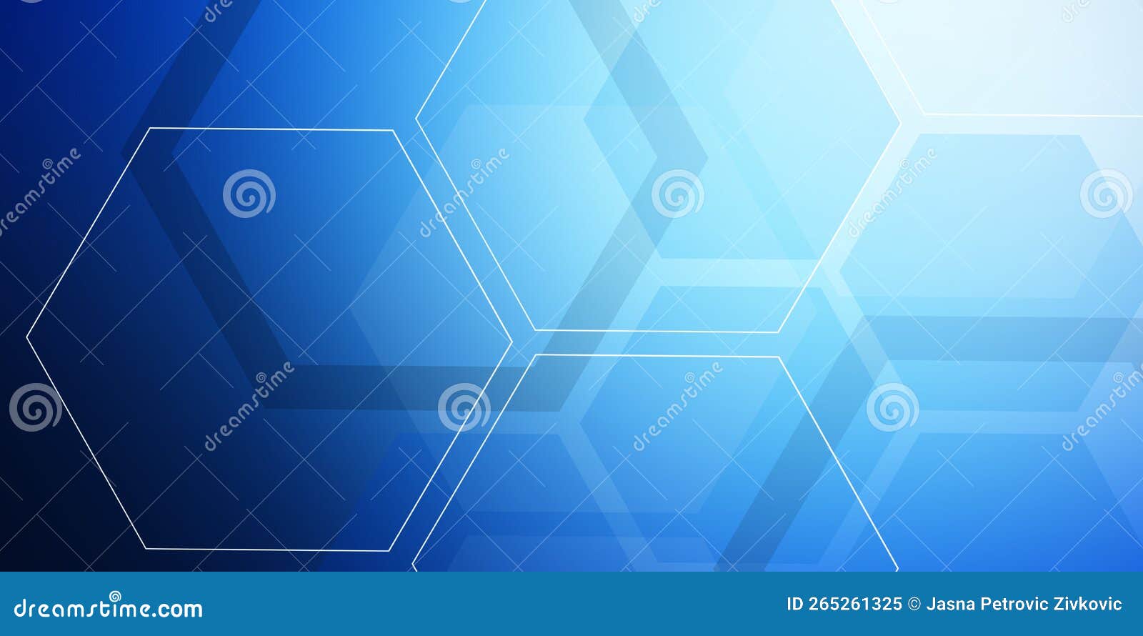 Colorful Hexagons Pattern. Geometric Abstract Background with Simple ...