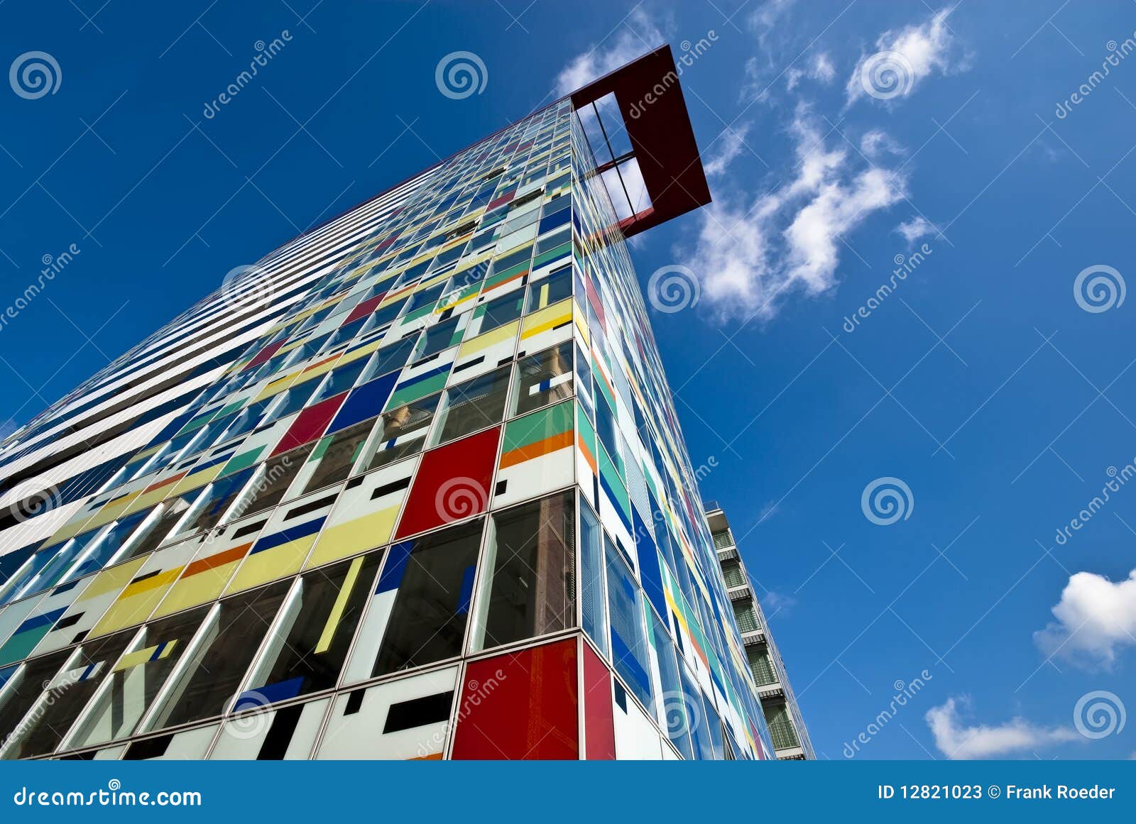 Colorful High-rise Building Stock Image - Image of landscape ...
