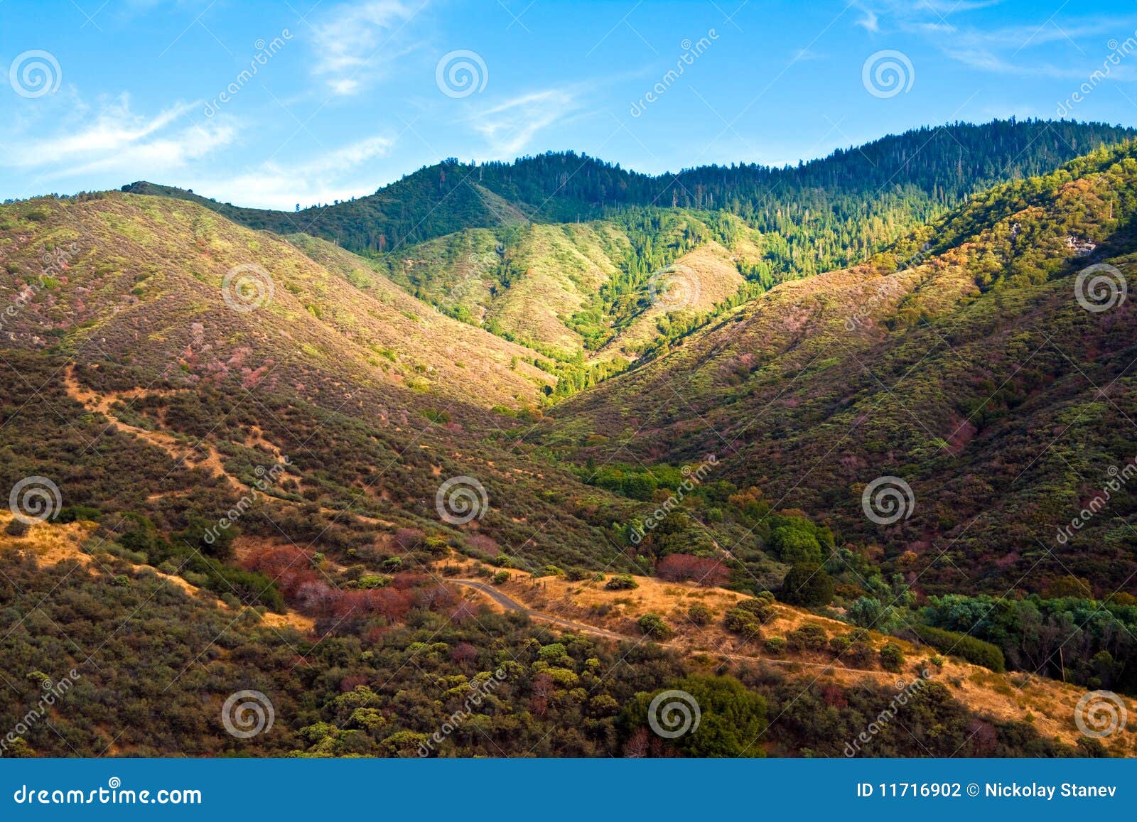 Colorful Hills in King S Canyon Stock Photo - Image of view, colorful ...