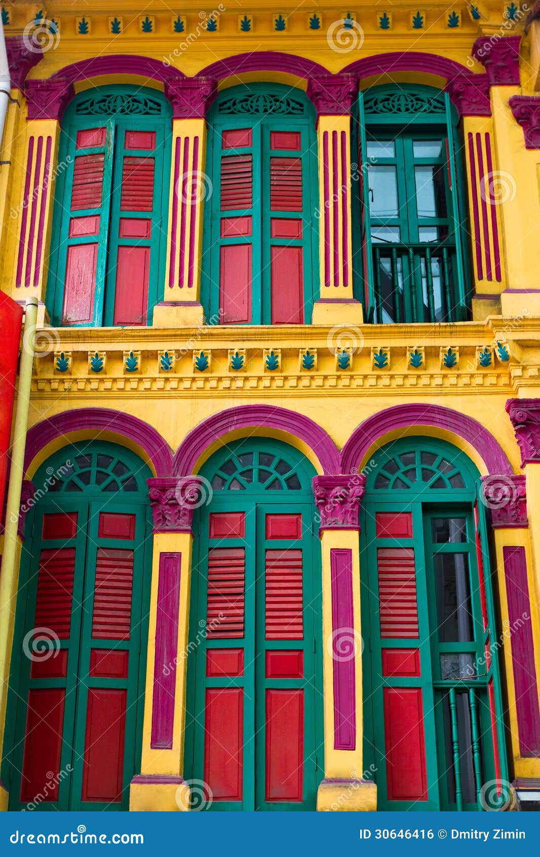 Colorful historic building stock photo. Image of asia - 30646416