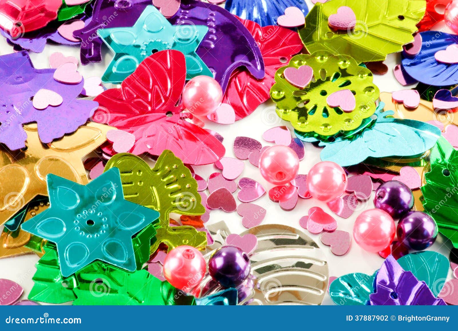 Colorful hobby decorations stock photo. Image of creativity - 37887902