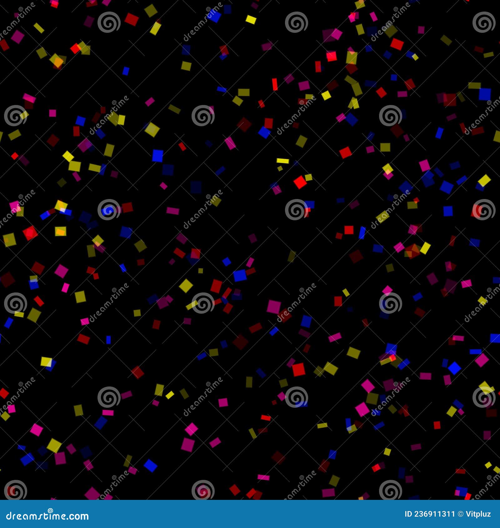 Seamless Confetti Cartoon Vector | CartoonDealer.com #57653675