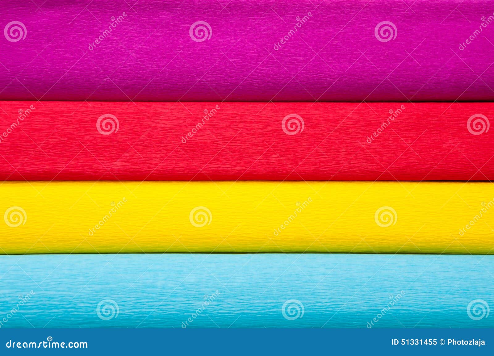 Colorful Horizontal Background of Crepe Paper Stock Image - Image of ...