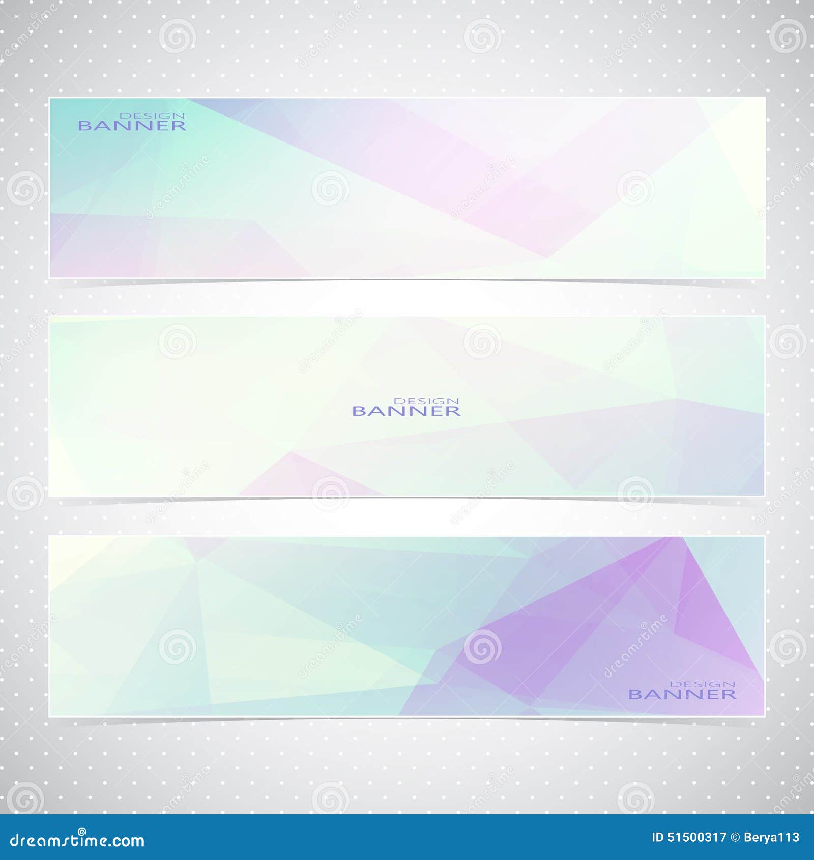 Colorful Horizontal Set of Banners with Stock Vector - Illustration of ...